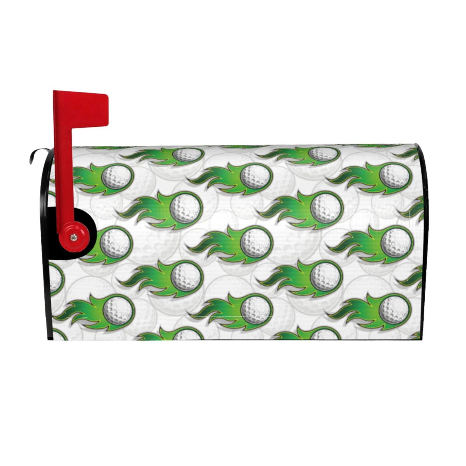 Daiia Golf balls Pattern Mailbox Cover , Magnetic Welcome Mailbox Wraps ...