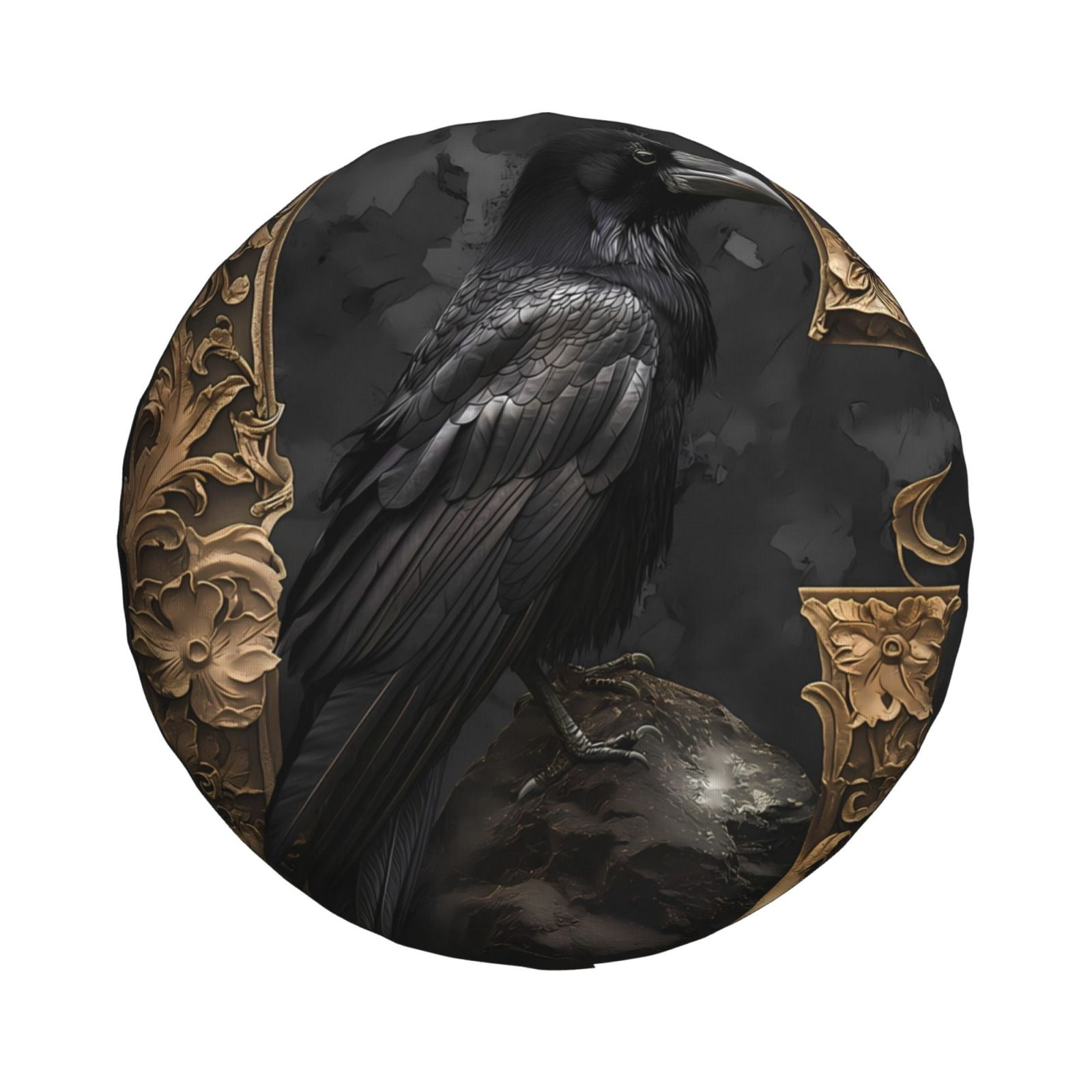 Daiia Gothic Raven Portrait Tire Covers , Travel Trailer Camper Truck ...