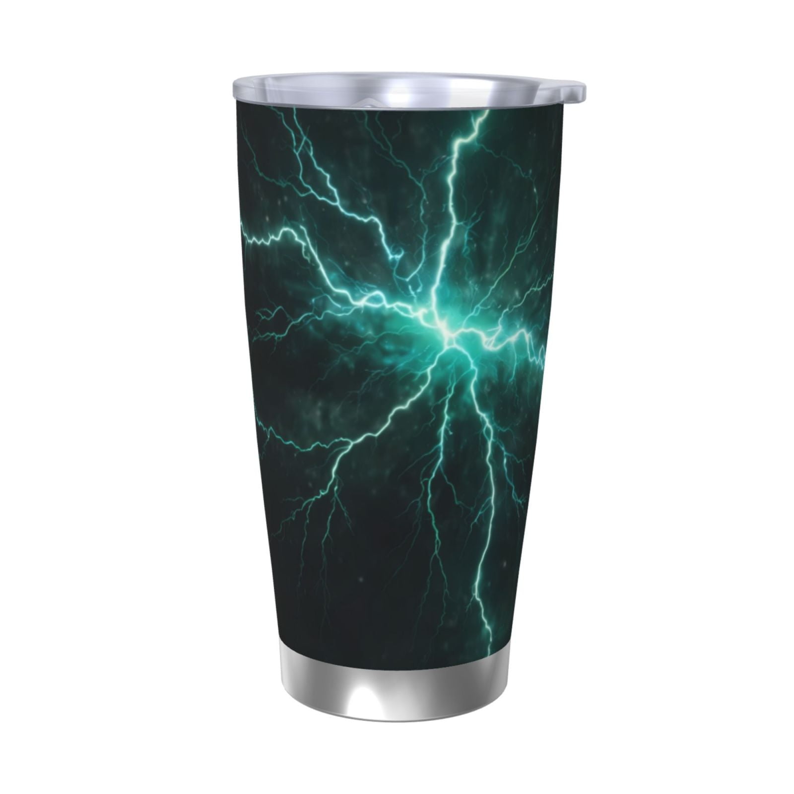 Daiia Green Lightning Flash Printed 20oz Insulated Coffee Cup with ...