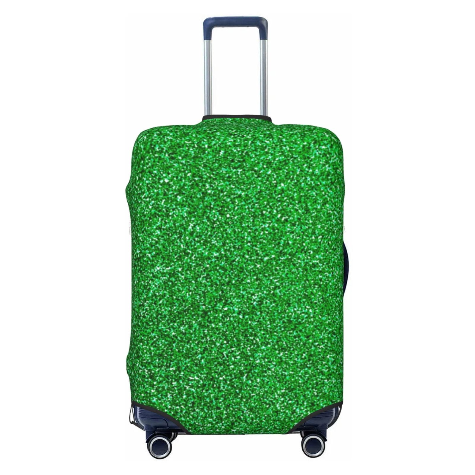 Daiia Green Sparkling Shiny Luggage Cover, Thickened Washable Travel ...