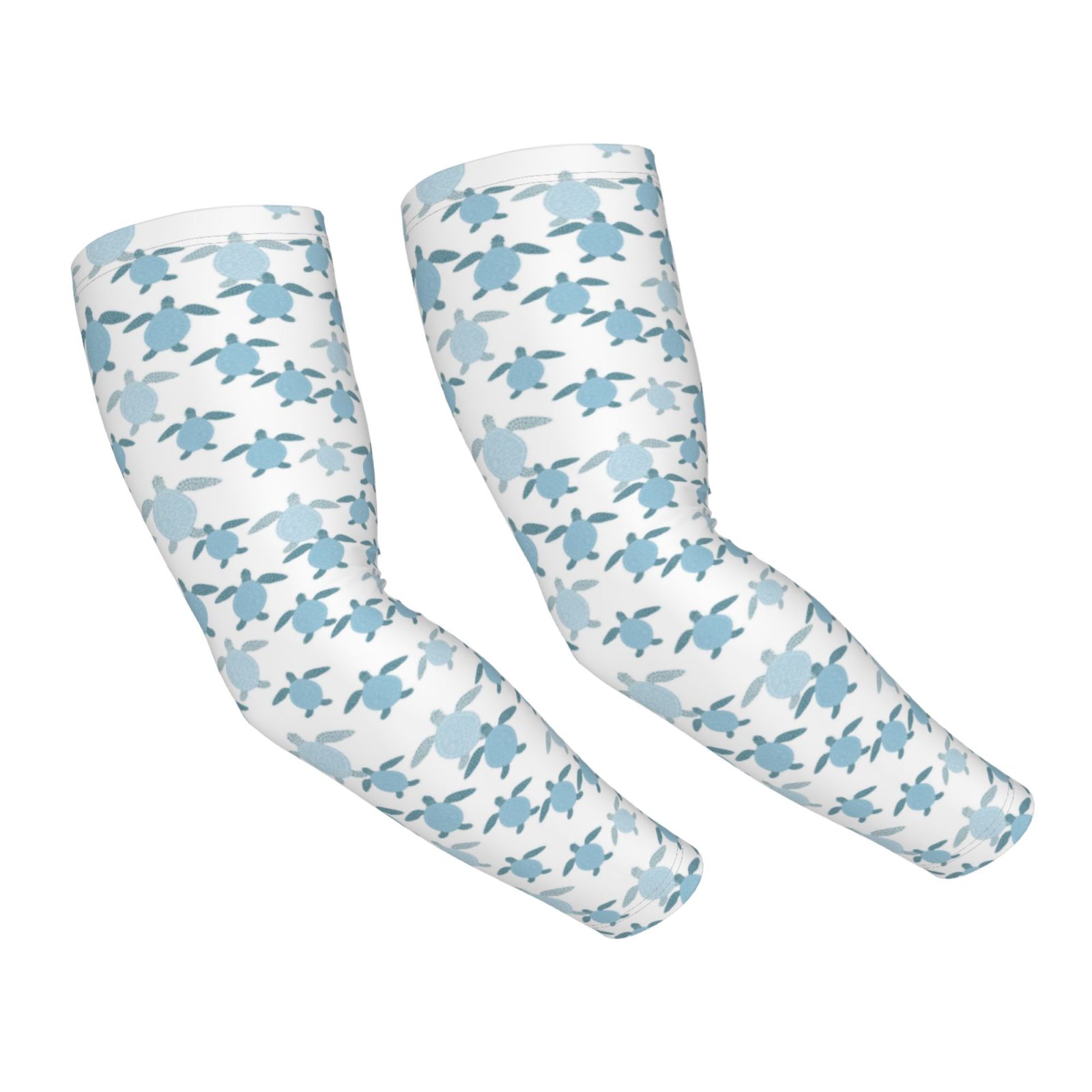 Daiia Hand Drawn Turtle UV Sun Protection Arm Sleeves - Cooling ...