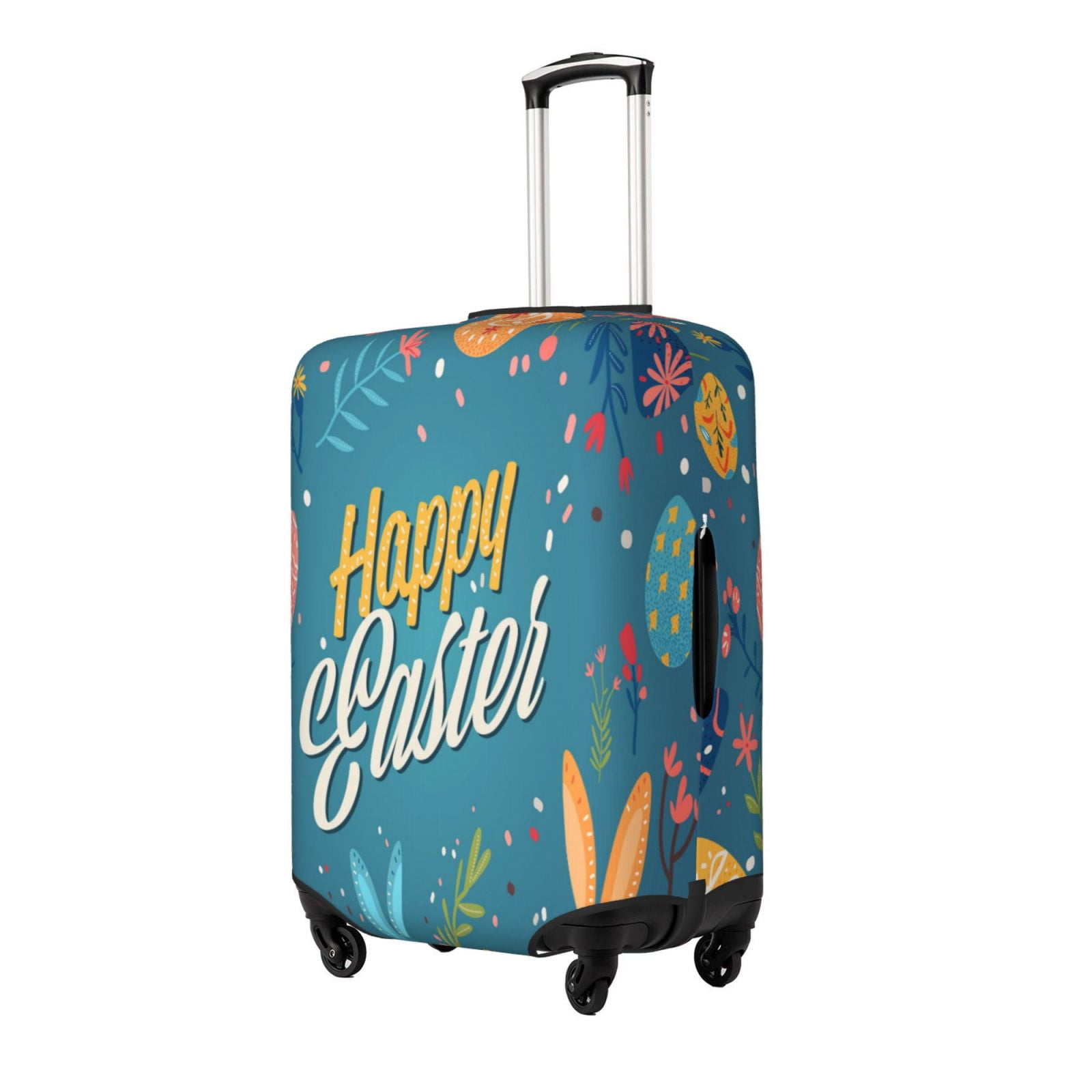 Daiia Happy Easter Luggage Cover, Thickened Washable Travel Luggage ...