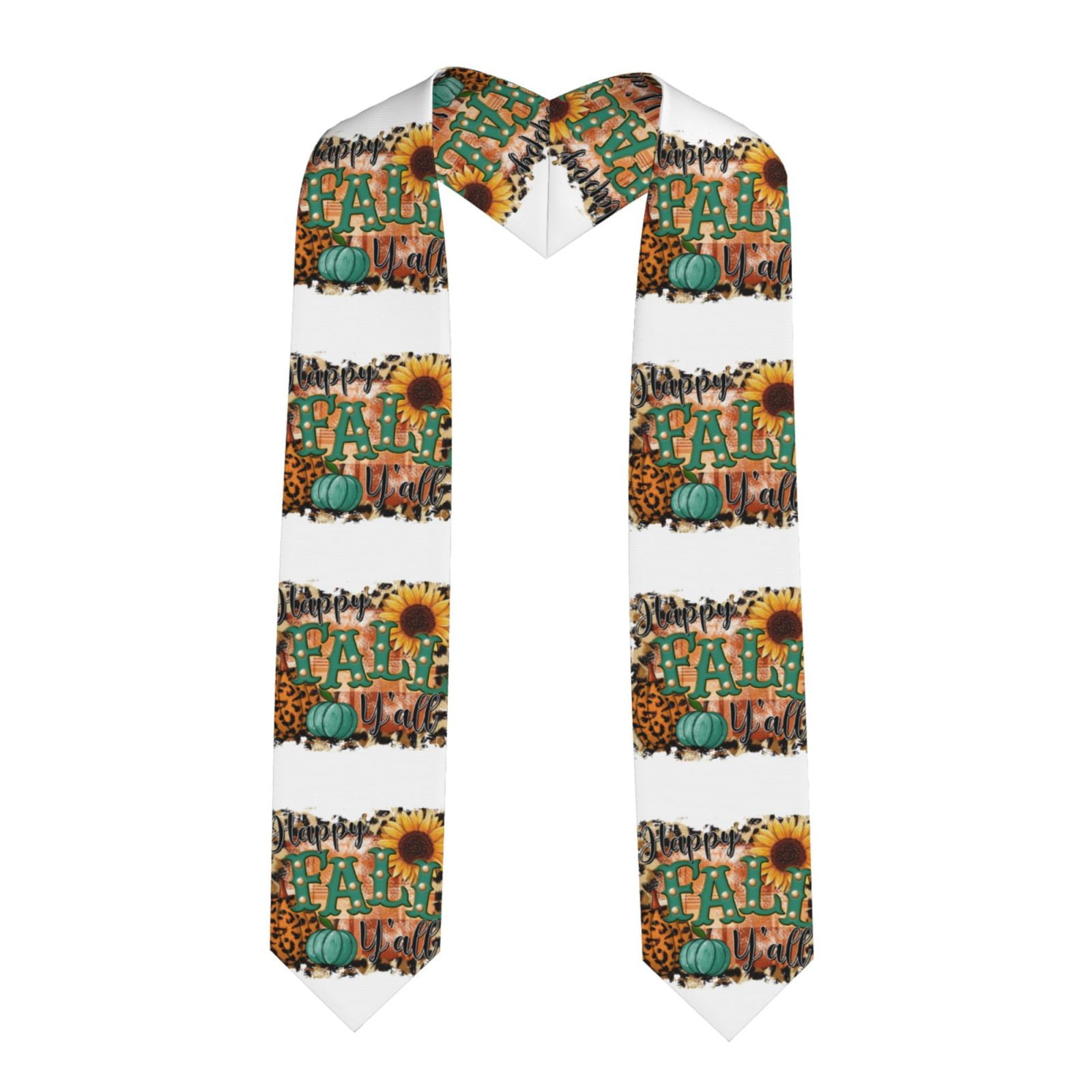 Daiia Happy Fall Y'All Pattern Graduation Shawl Stole – Satin ...