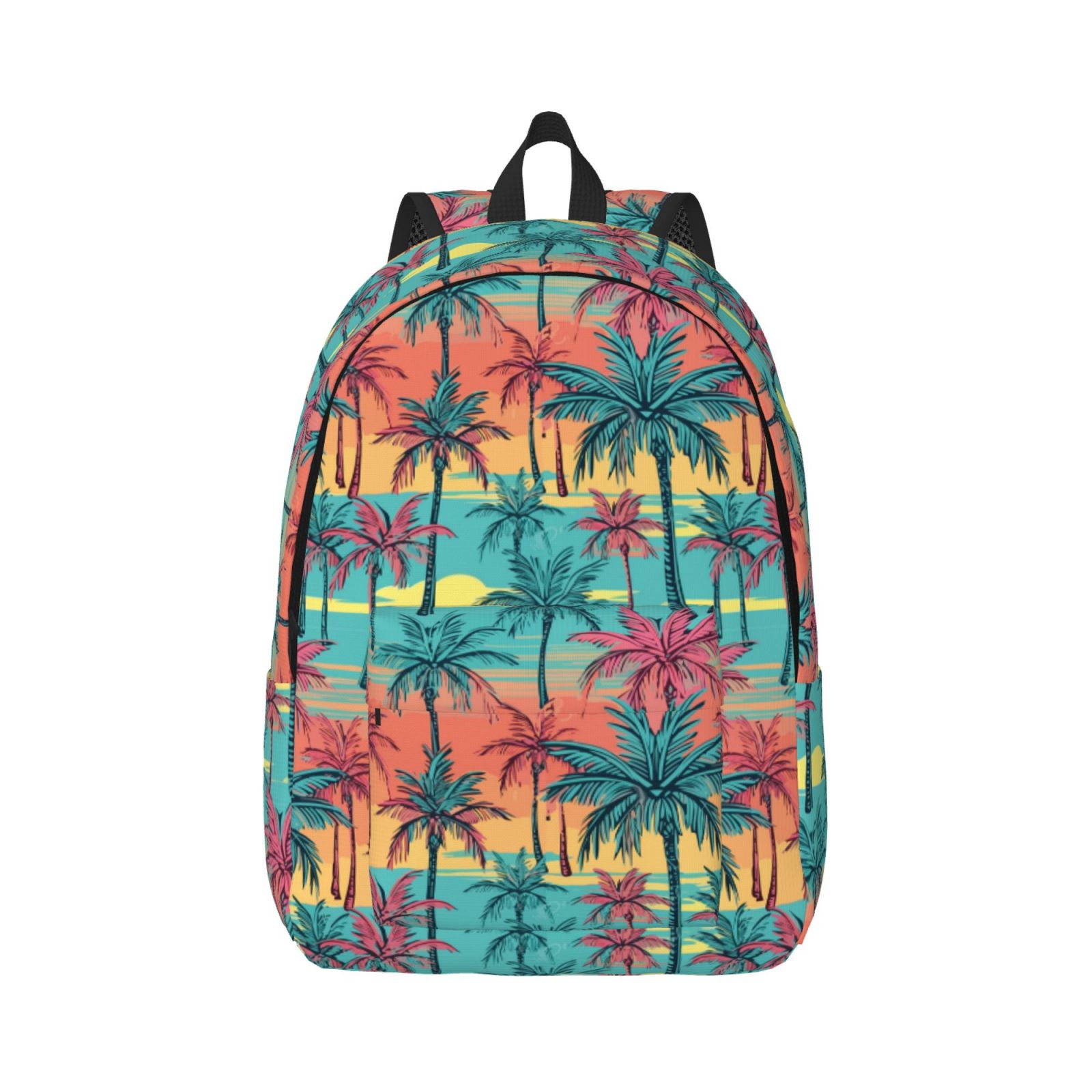 Daiia Hawaii Palms Vintage Canvas Backpack for Men and Women ,Hiking ...