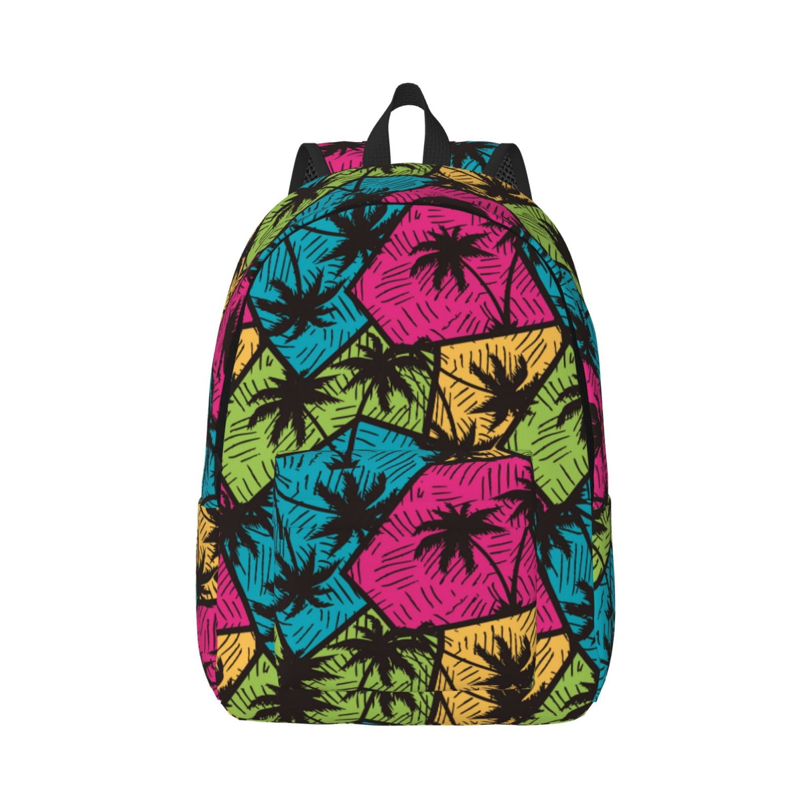 Daiia Hawaii Palms Vintage Canvas Backpack for Men and Women ,Hiking ...