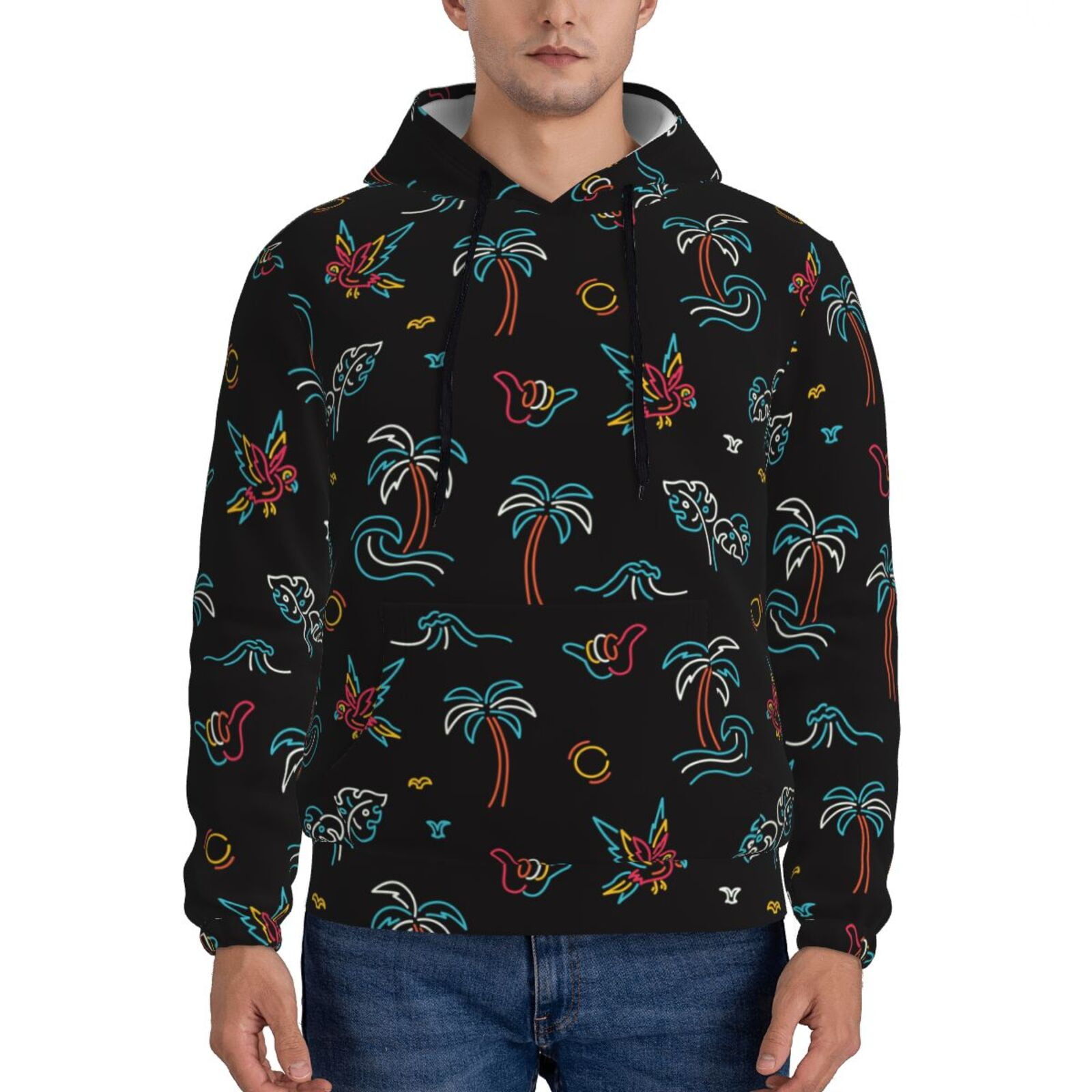 Daiia Hawaiian Style for Men's Fashion Hoodies & Sweatshirts with ...