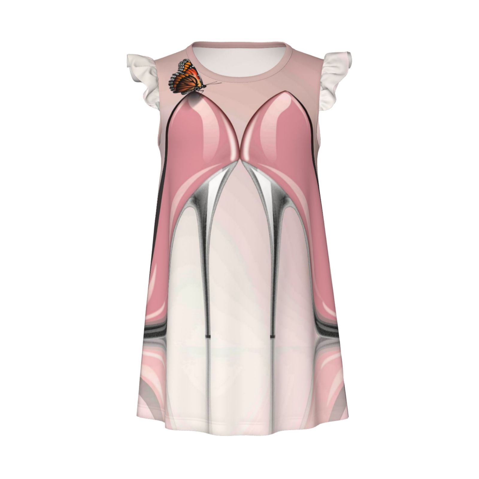 Daiia High Heel Shoes Butterfly Girls Nightgowns, Unicorn Nightgown ...