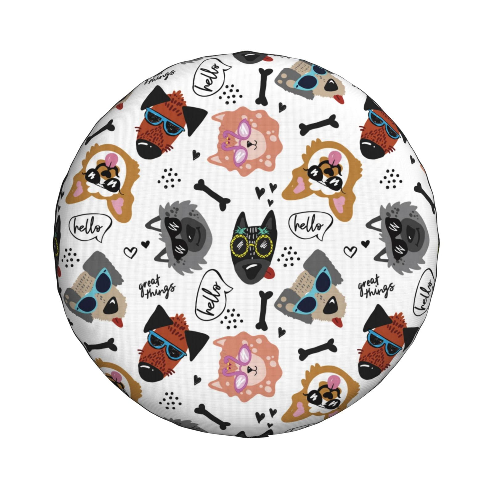 Daiia Hip Hop Dog Tire Covers , Travel Trailer Camper Truck SUV ...