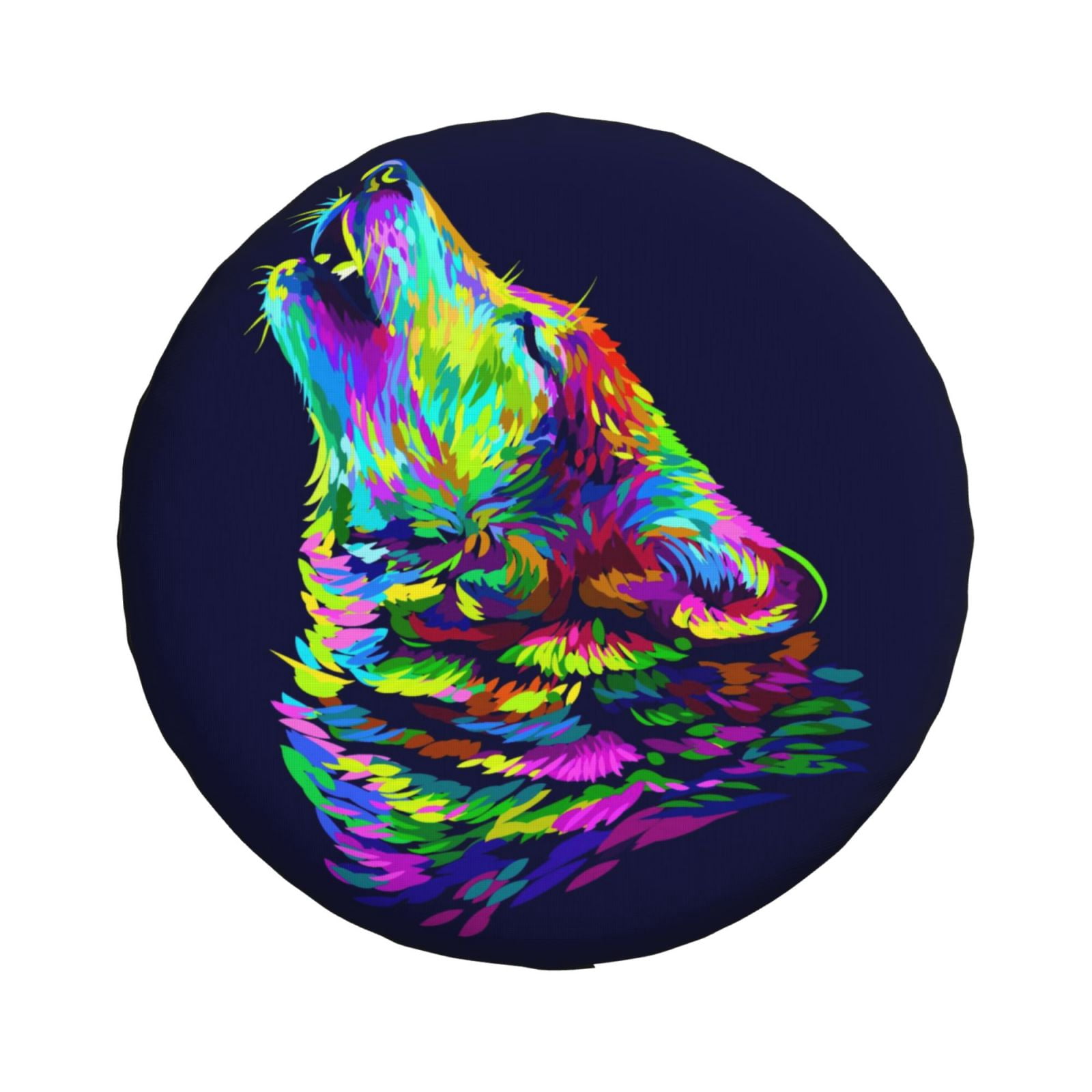 Daiia Howling Wolf Tire Covers , Travel Trailer Camper Truck SUV ...