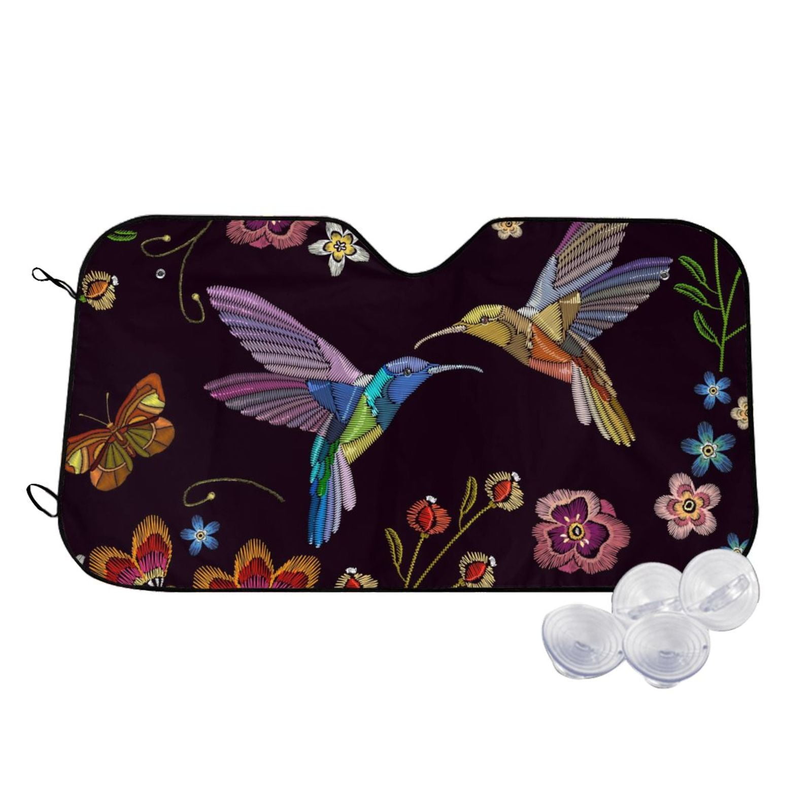 Daiia Humming Bird Windshield Sun Shade for Car SUV Truck (Small ), Car ...