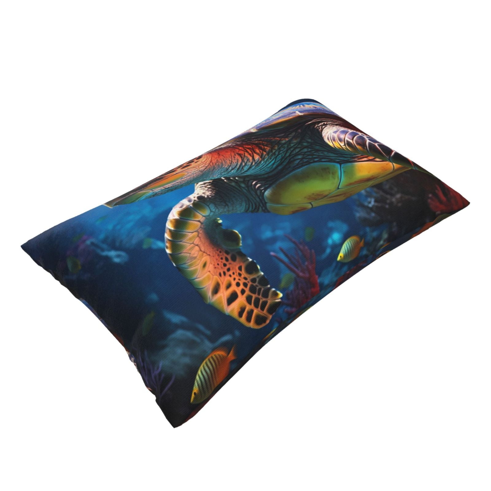 Daiia Ice Blue Ocean Sea Turtle Bedding Waterproof Pillow Protector ...