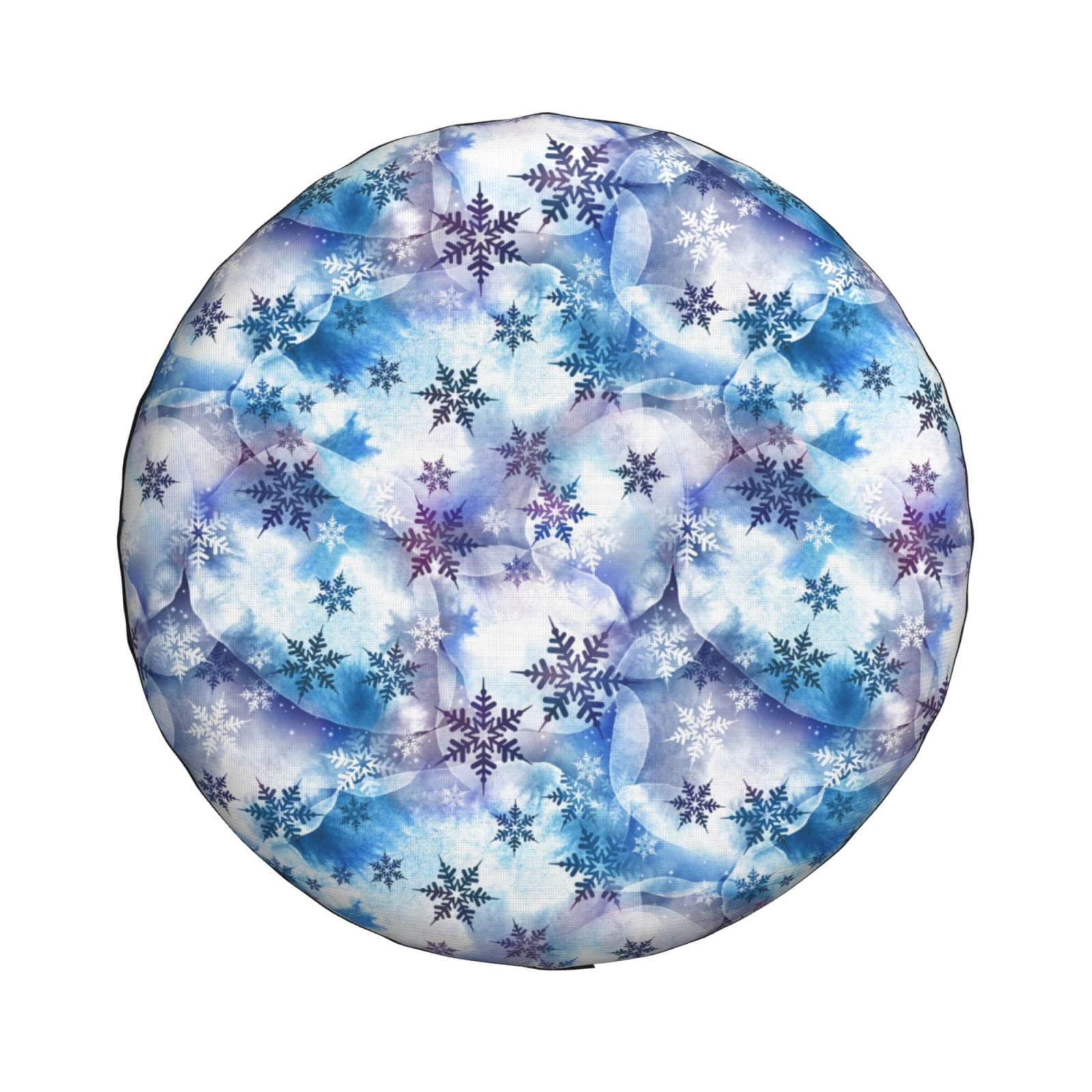 Daiia Icy Blue Snowflakes Tire Covers , Travel Trailer Camper Truck SUV ...