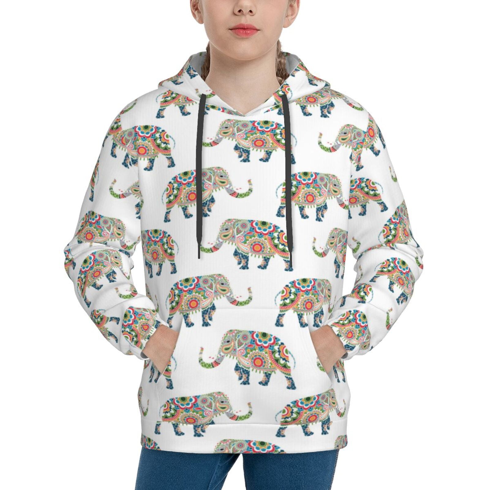 Daiia Indian Elephant for Boys Fashion Hoodies & Sweatshirts with ...