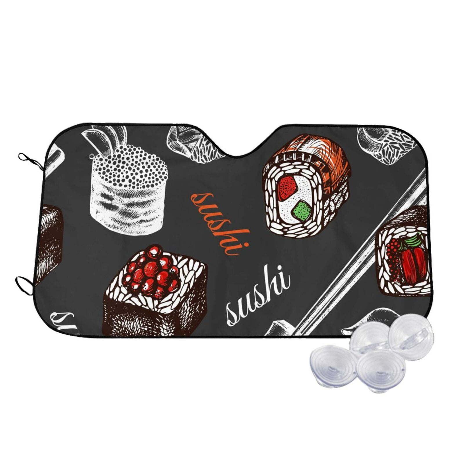 Daiia Japanese Sushi Hashi Windshield Sun Shade for Car SUV Truck ...