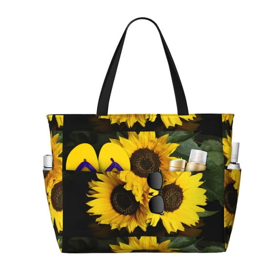 Daiia Japanese Were Blossoming Beach Travel Bag - Water-Resistant Beach ...