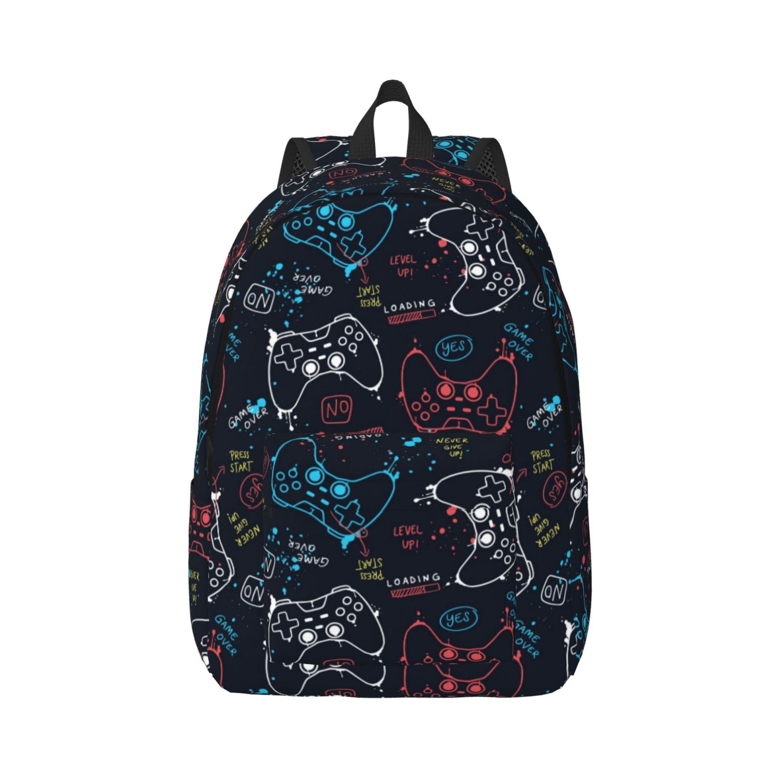 Daiia Joystick Gamepad Vintage Canvas Backpack for Men and Women ...