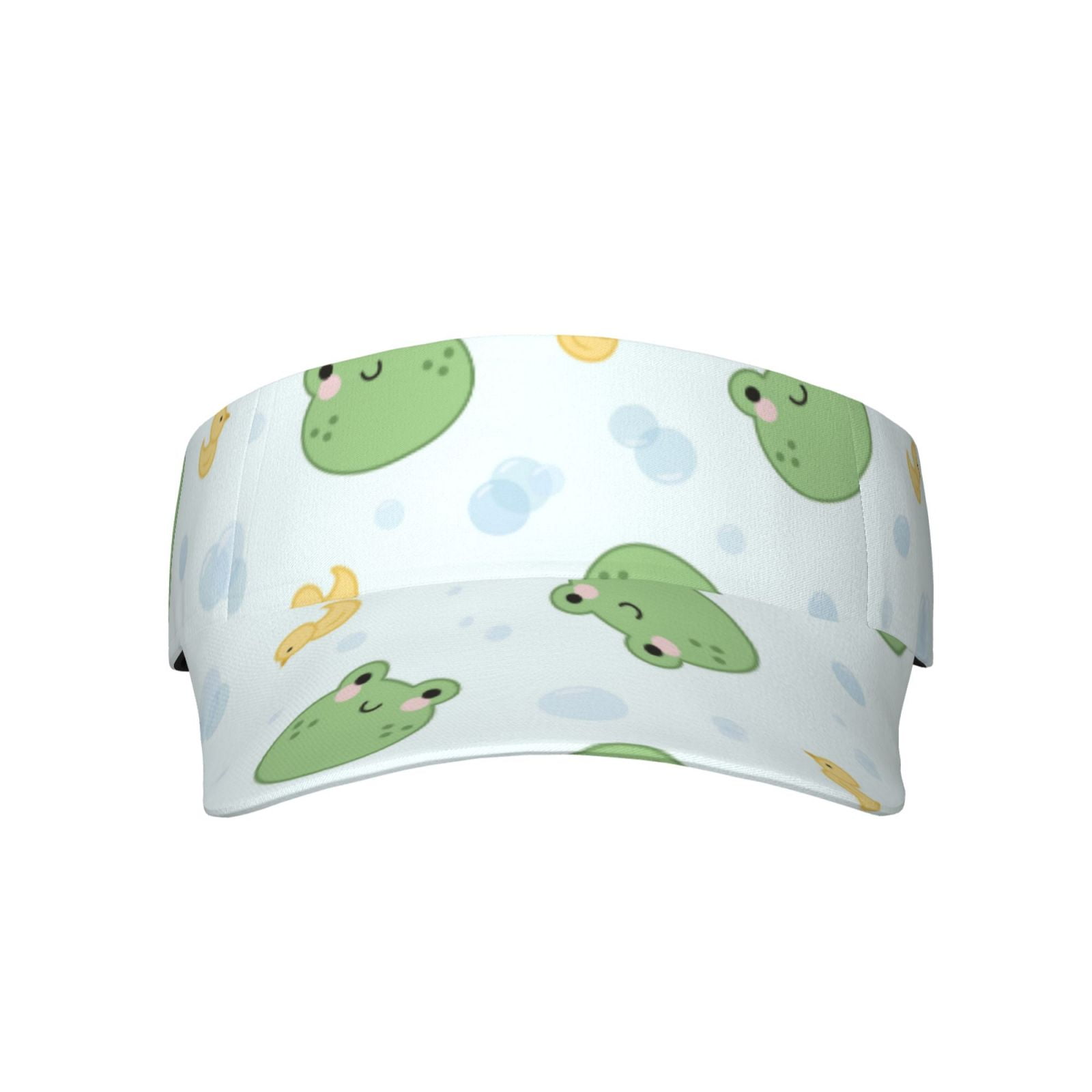 Daiia Kawaii Frogs Pattern Sport Sun Visor Hats Visor Cap Adjustable ...