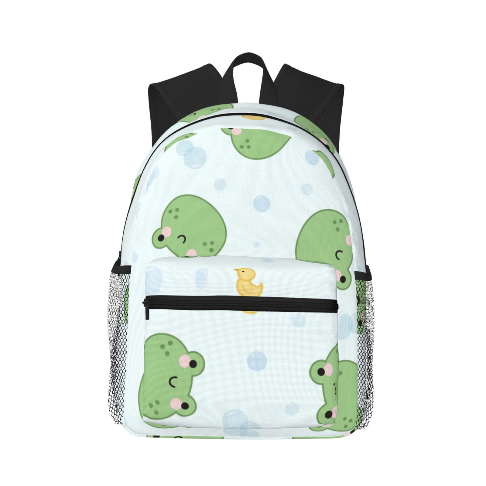 Daiia Kawaii Frogs School Backpack for Men Women, Unisex Large ...
