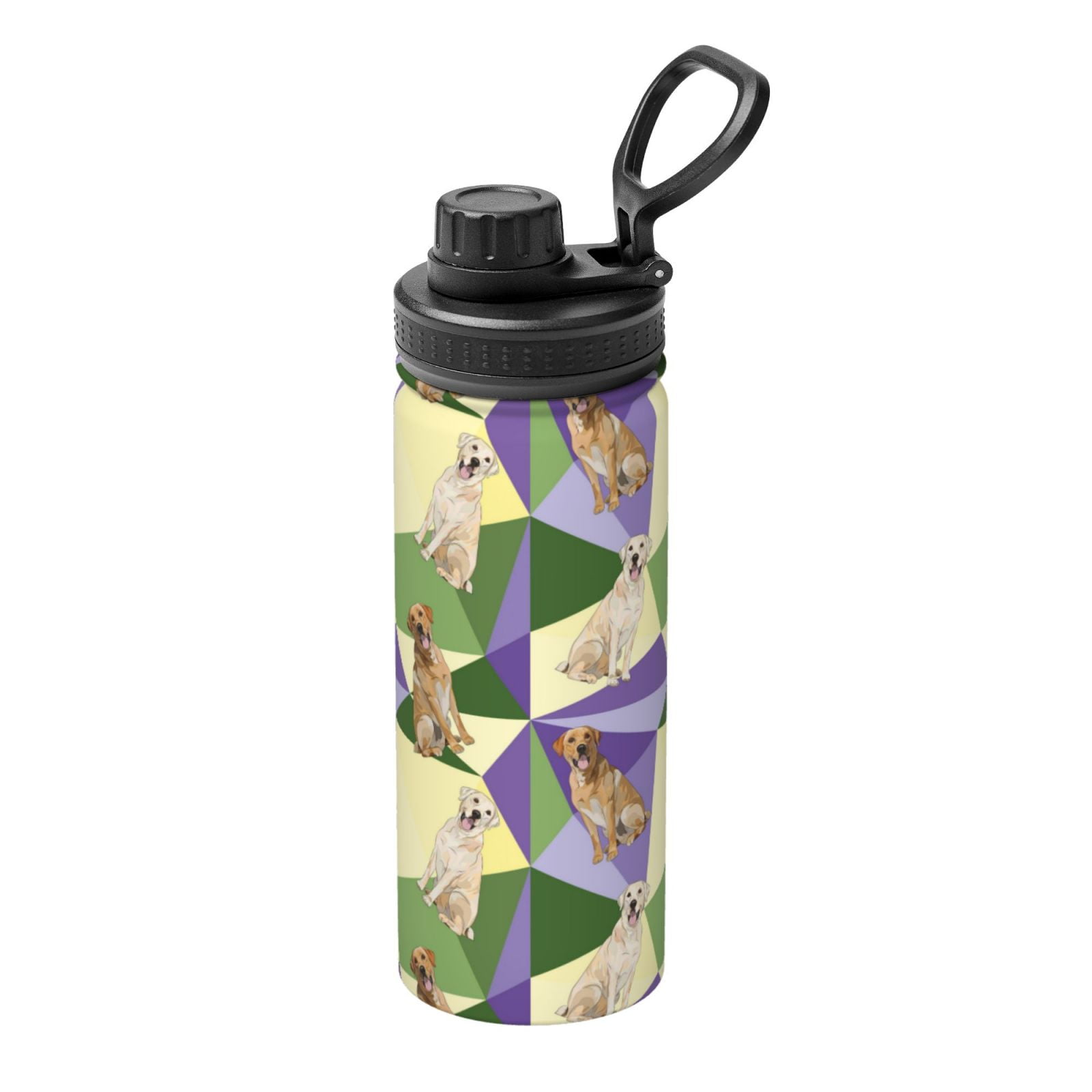Daiia Labrador Retriever Dog Printed 18 OZ Sports Insulated Kettle ...