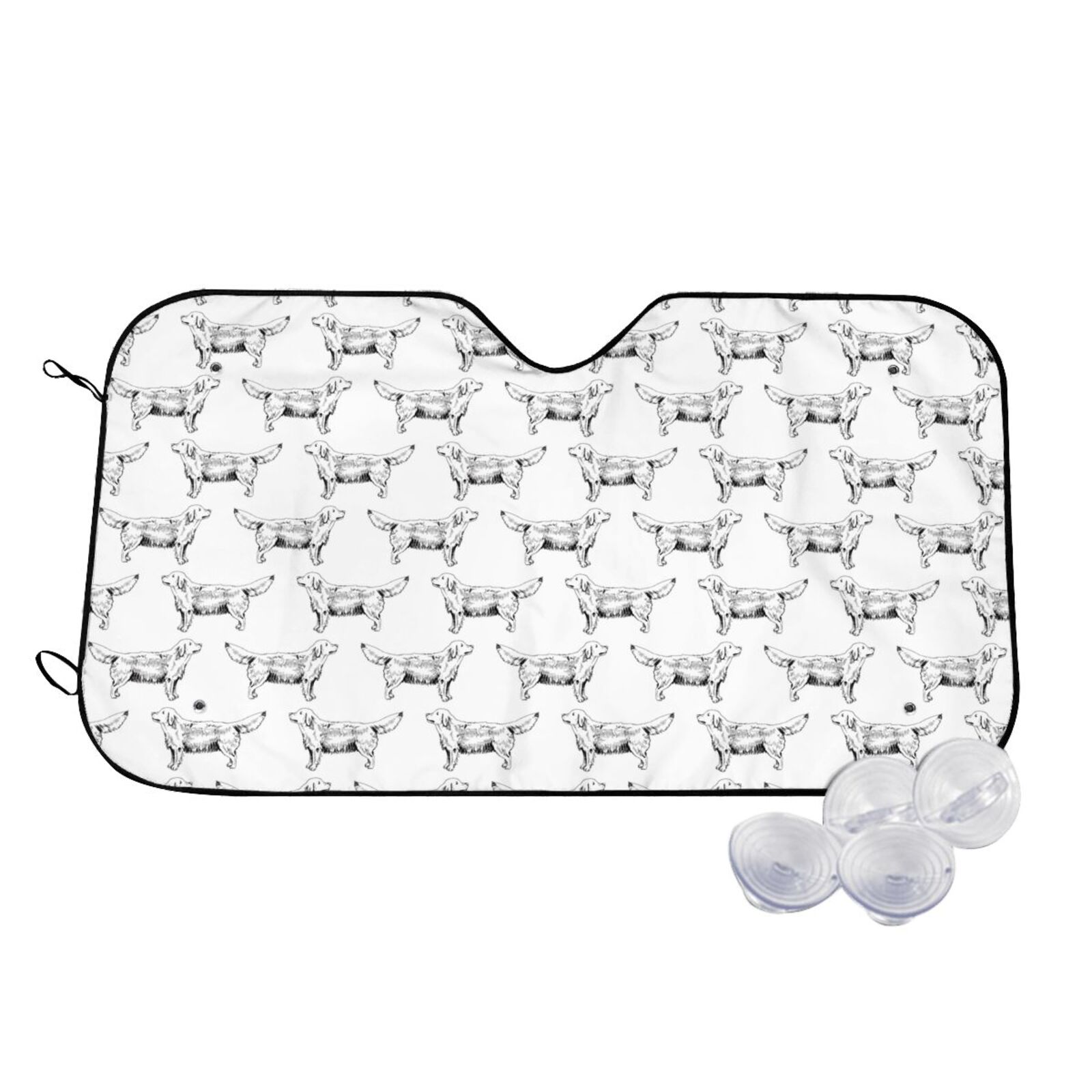 Daiia Labrador Retriever Dog Windshield Sun Shade for Car SUV Truck ...