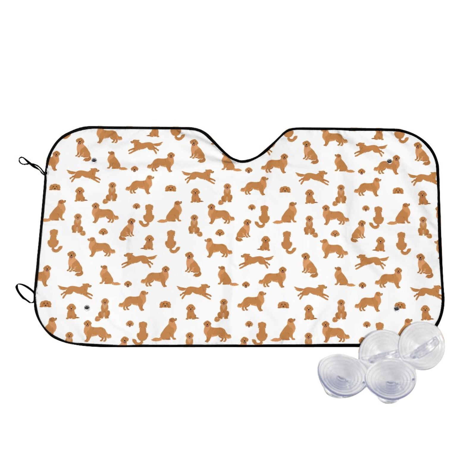 Daiia Labrador Retriever Dog Windshield Sun Shade for Car SUV Truck ...