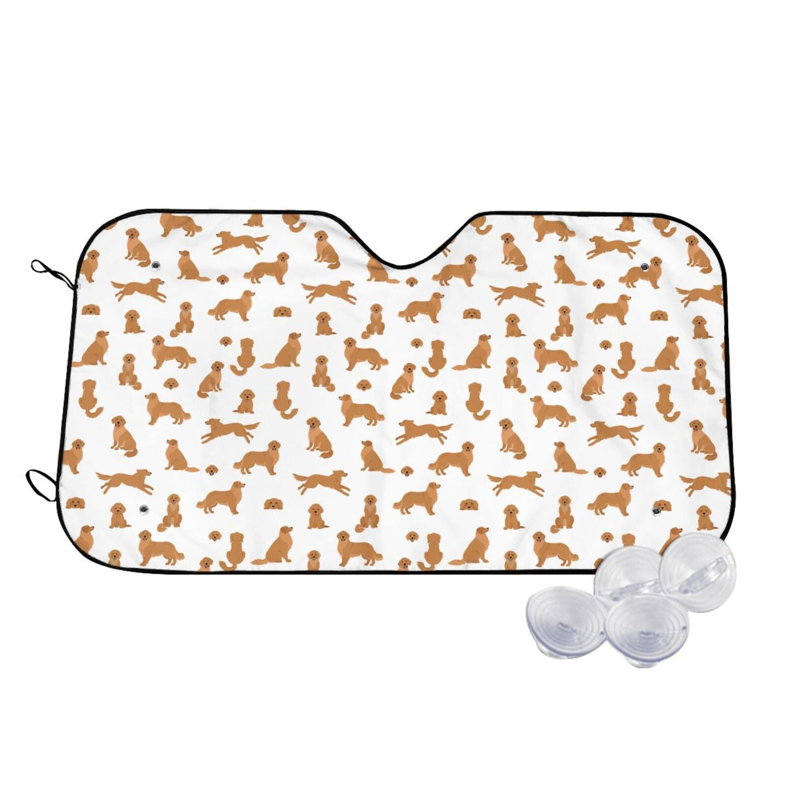 Daiia Labrador Retriever Dog Windshield Sun Shade for Car SUV Truck ...