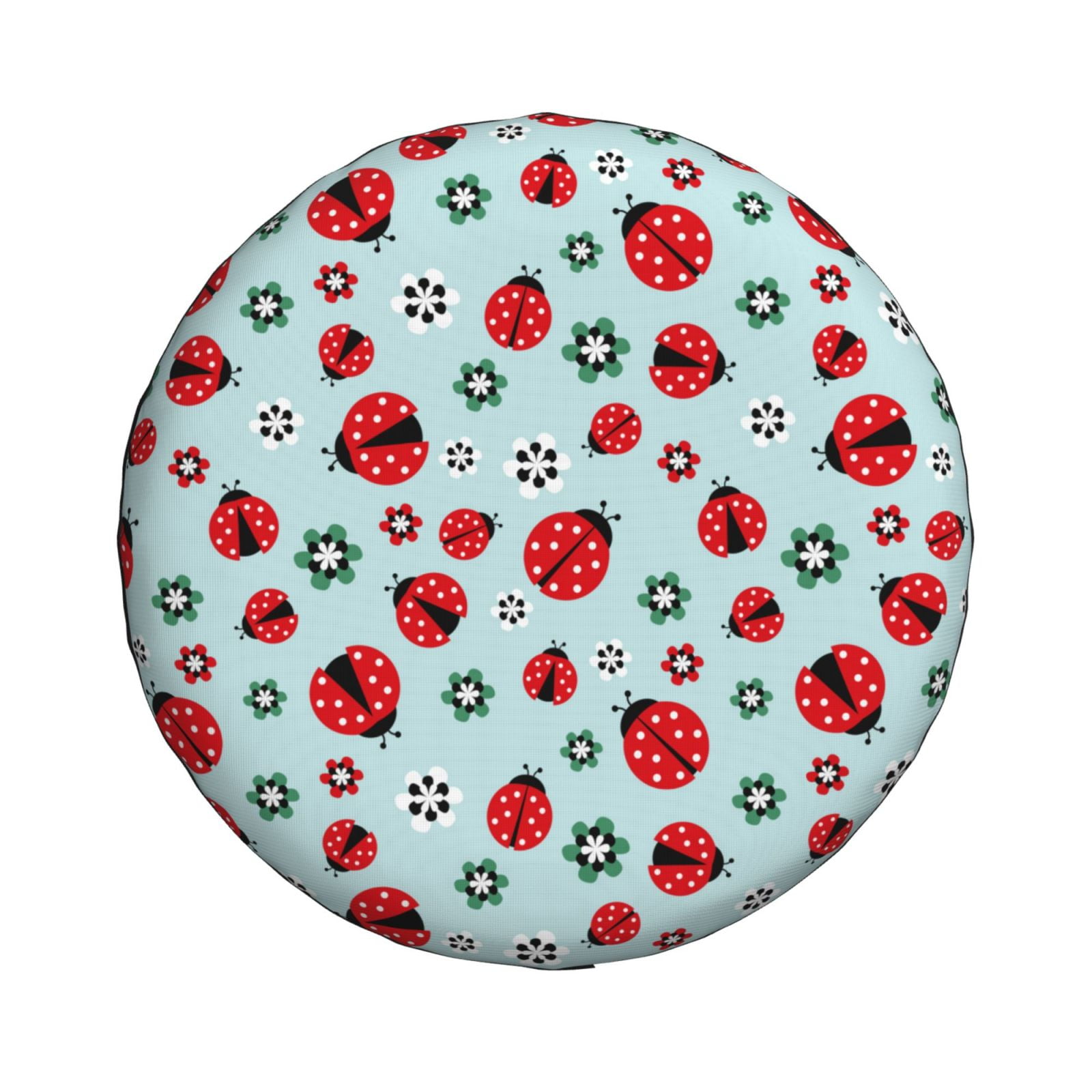 Daiia Ladybugs And Flowers 1 Tire Covers , Travel Trailer Camper Truck ...