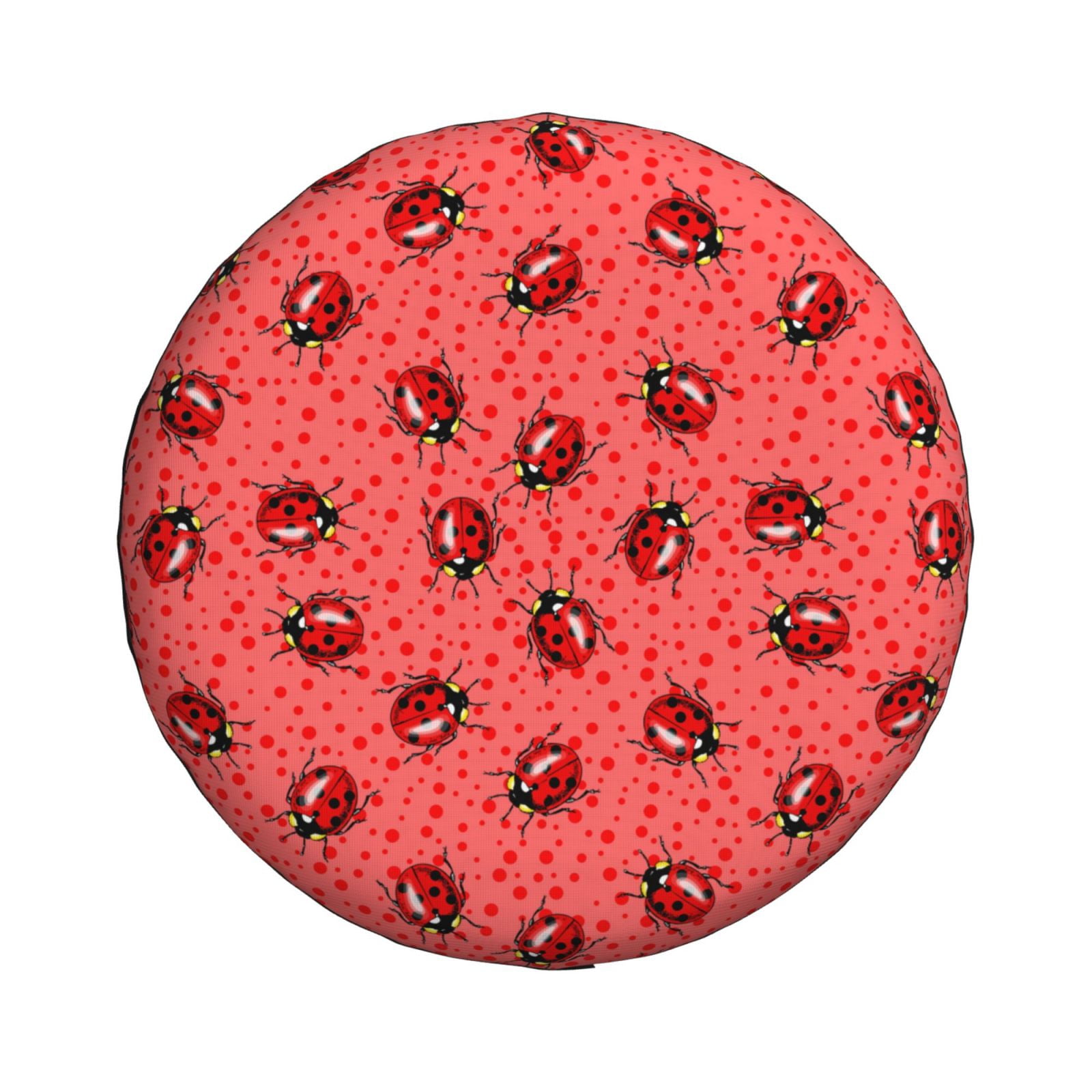 Daiia Ladybugs On Red Polka Dot Tire Covers , Travel Trailer Camper ...