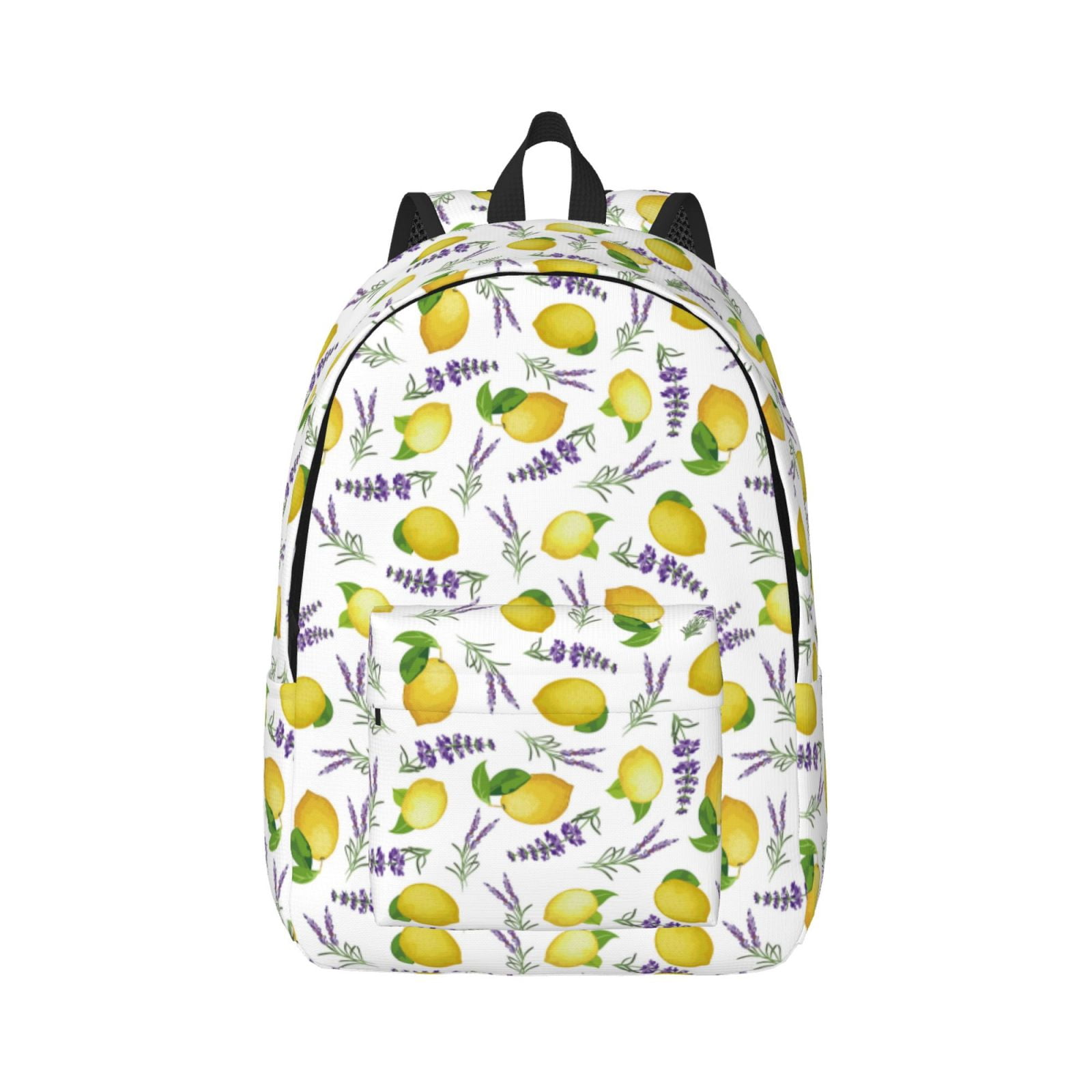 Daiia Lavender Flowers Vintage Canvas Backpack for Men and Women ...