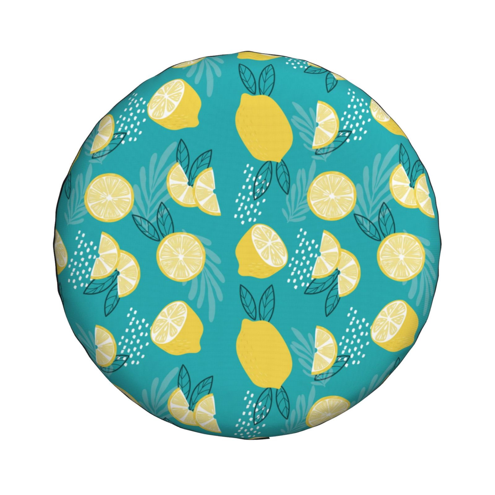 Daiia Lemon Blue Tire Covers , Travel Trailer Camper Truck SUV ...