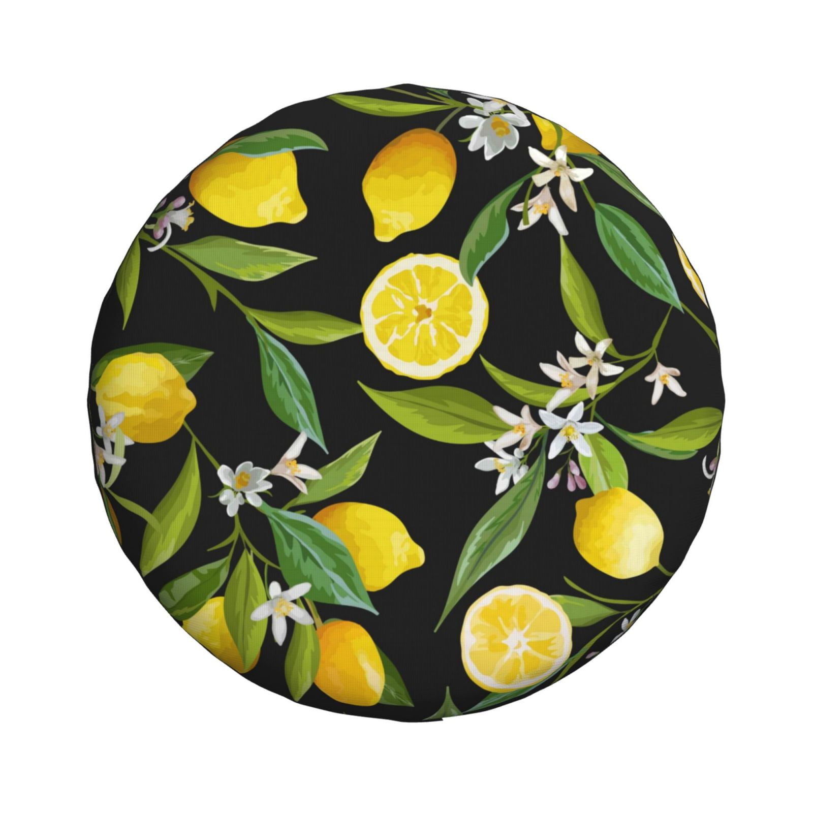 Daiia Lemon Fruits Flowers Leaves Tire Covers , Travel Trailer Camper ...