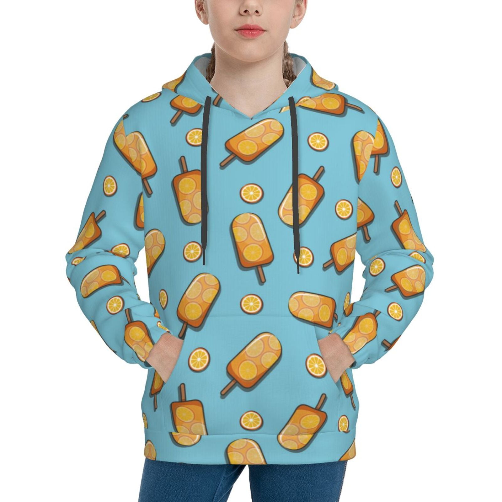 Daiia Lemon Ice Cream for Boys Fashion Hoodies & Sweatshirts with ...