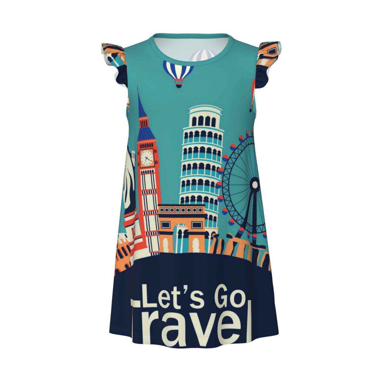 Daiia Let's go Travel Girls Nightgowns, Unicorn Nightgown Princess ...