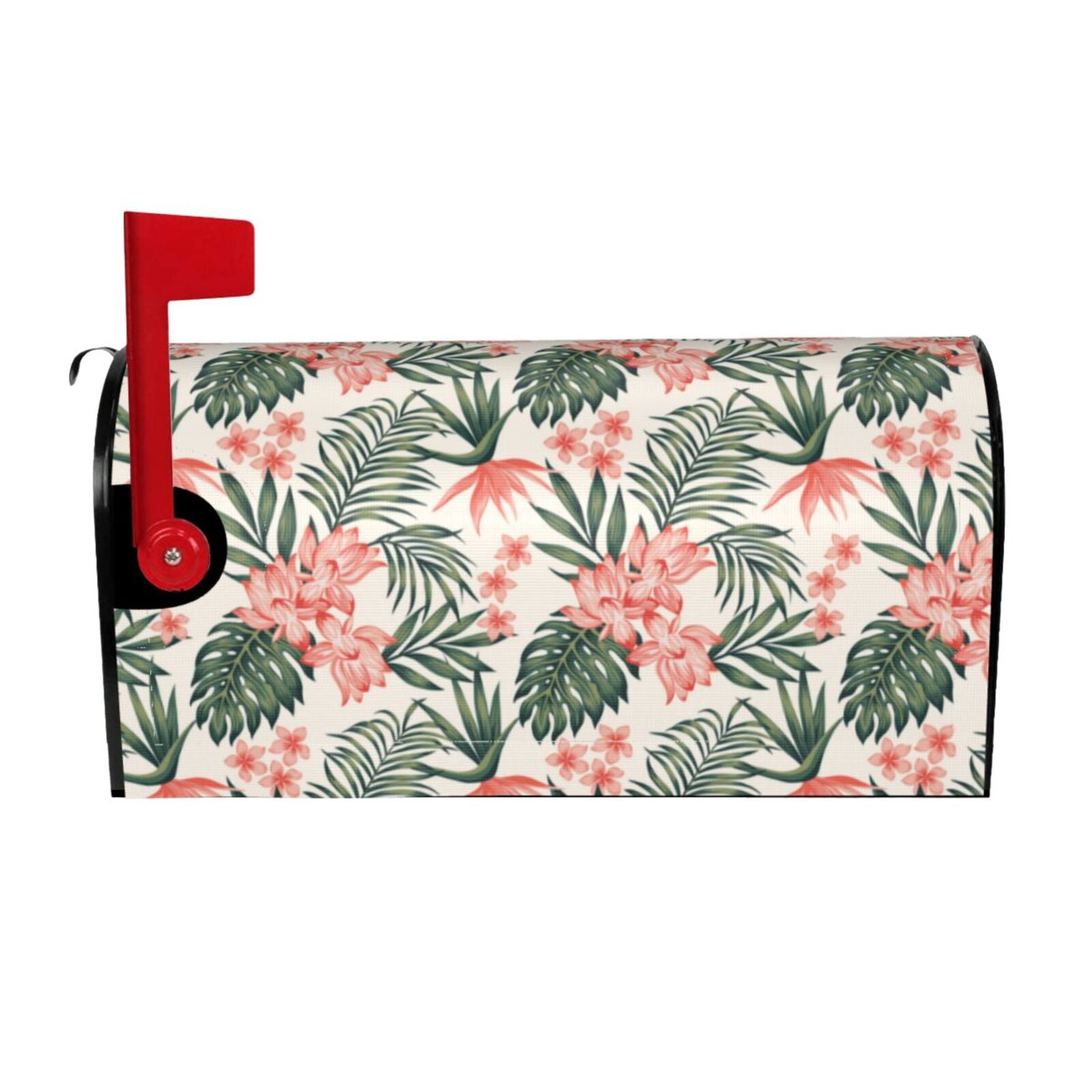 Daiia Lilies Flowers Mailbox Cover , Magnetic Welcome Mailbox Wraps ...