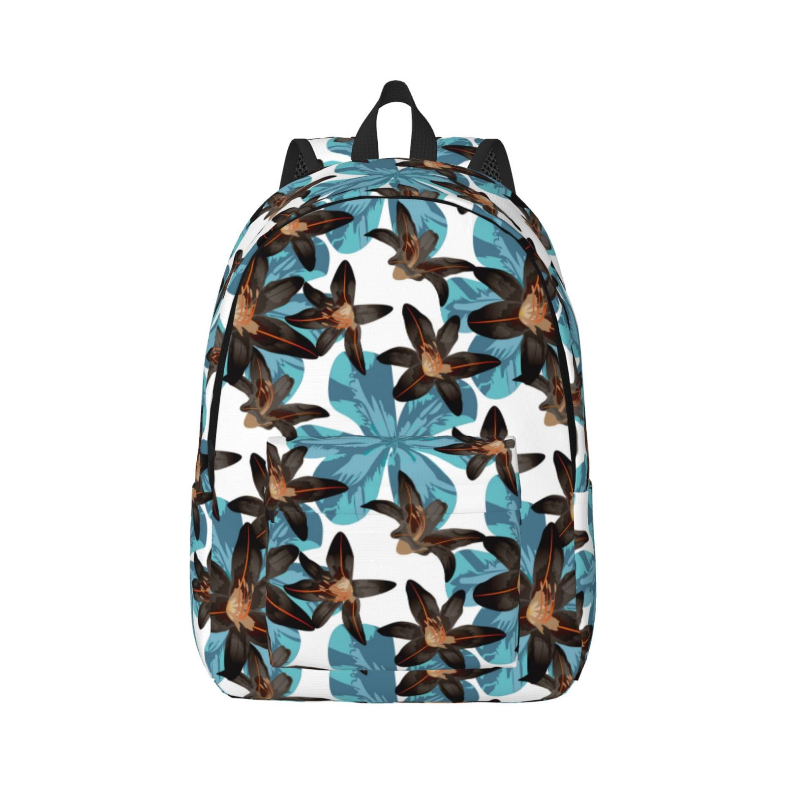 Daiia Lilies Flowers Vintage Canvas Backpack for Men and Women ,Hiking ...