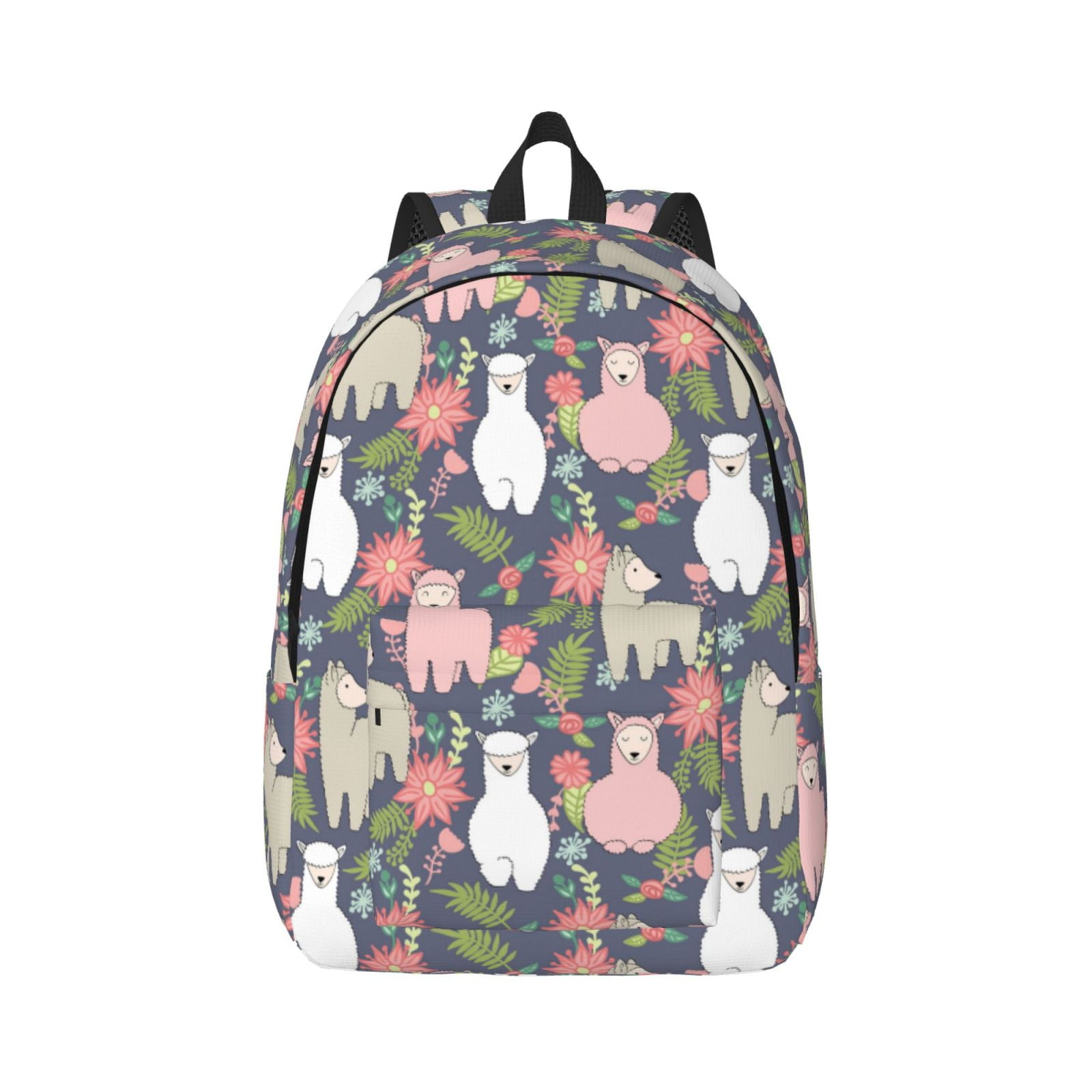 Daiia Llamas Vintage Canvas Backpack for Men and Women ,Hiking Backpack ...