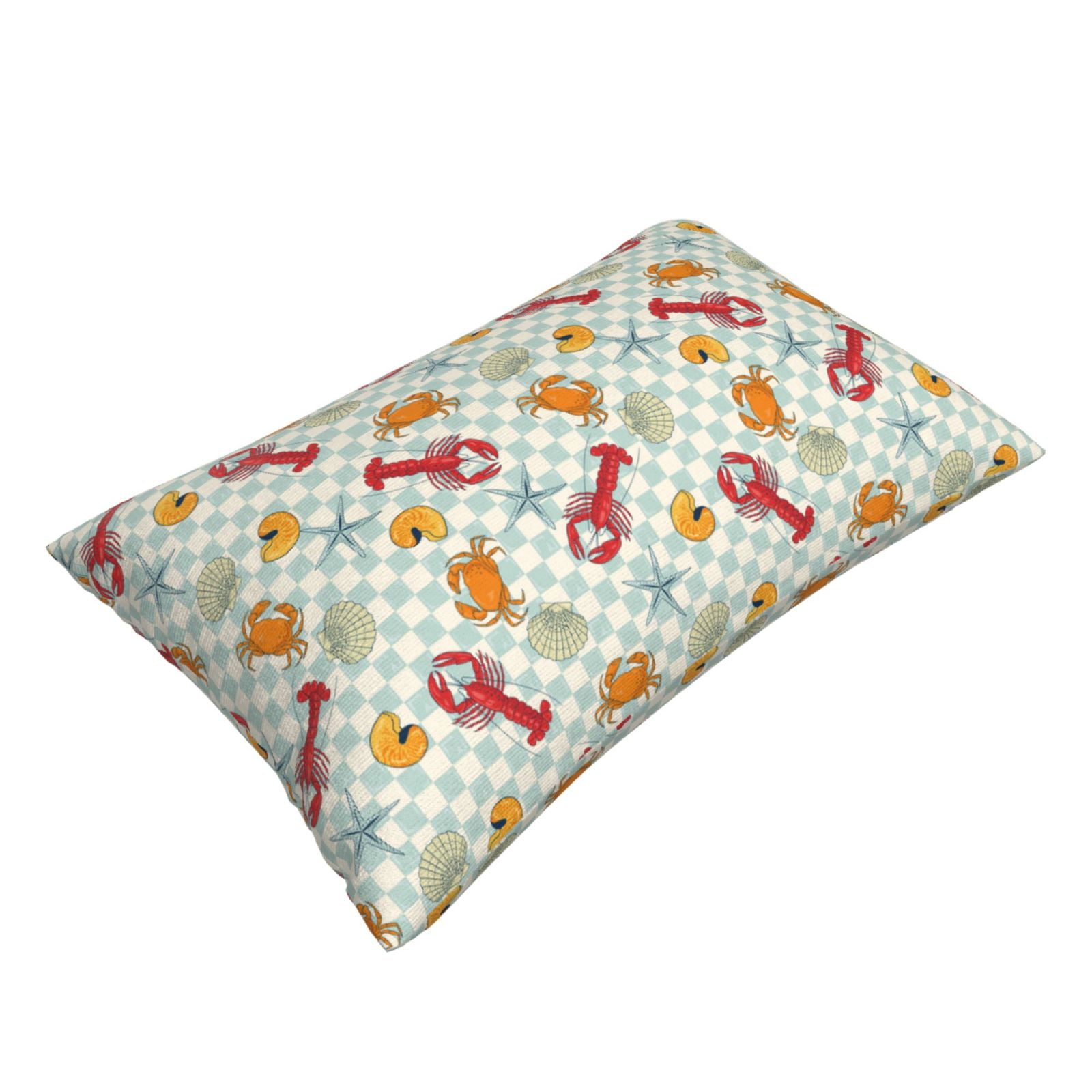 Daiia Lobster Sea Shell Bedding Waterproof Pillow Protector Zippered ...