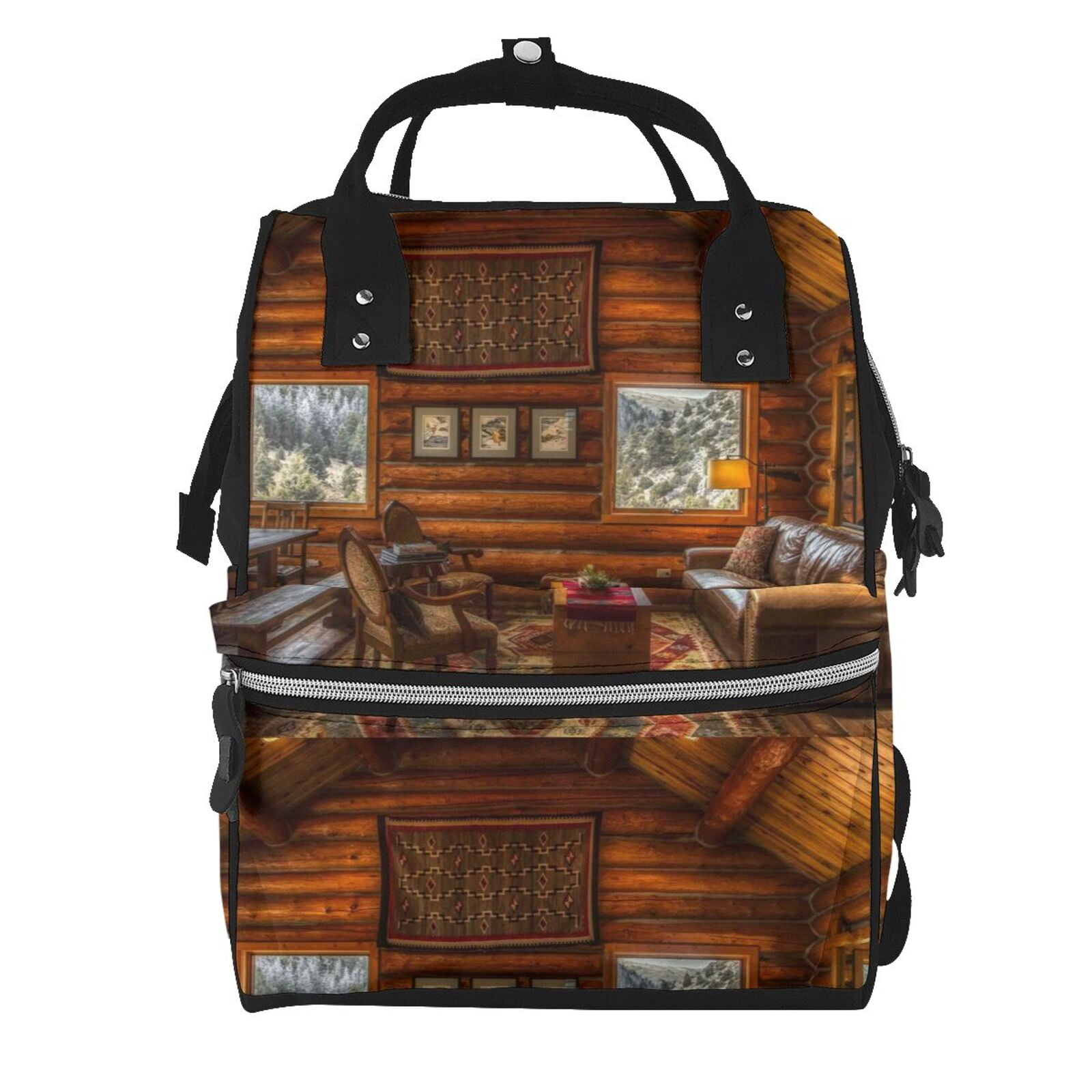 Daiia Log Cabin Inside Large Capacity Baby Bag Waterproof Stylish ...