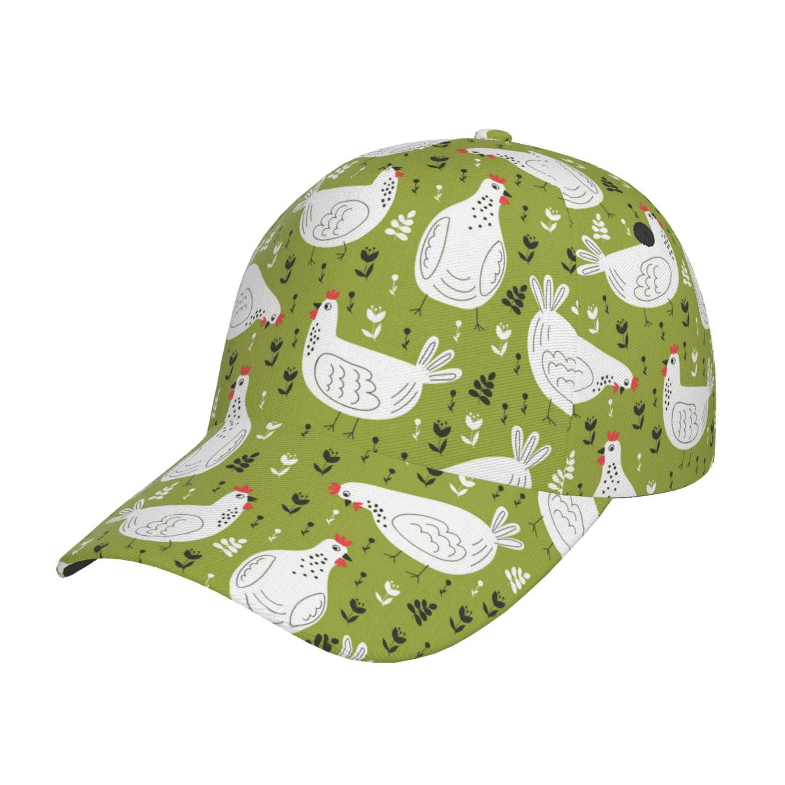 Daiia Lovely Chickens print Baseball Cap Men Women Golf Dad Hat ...