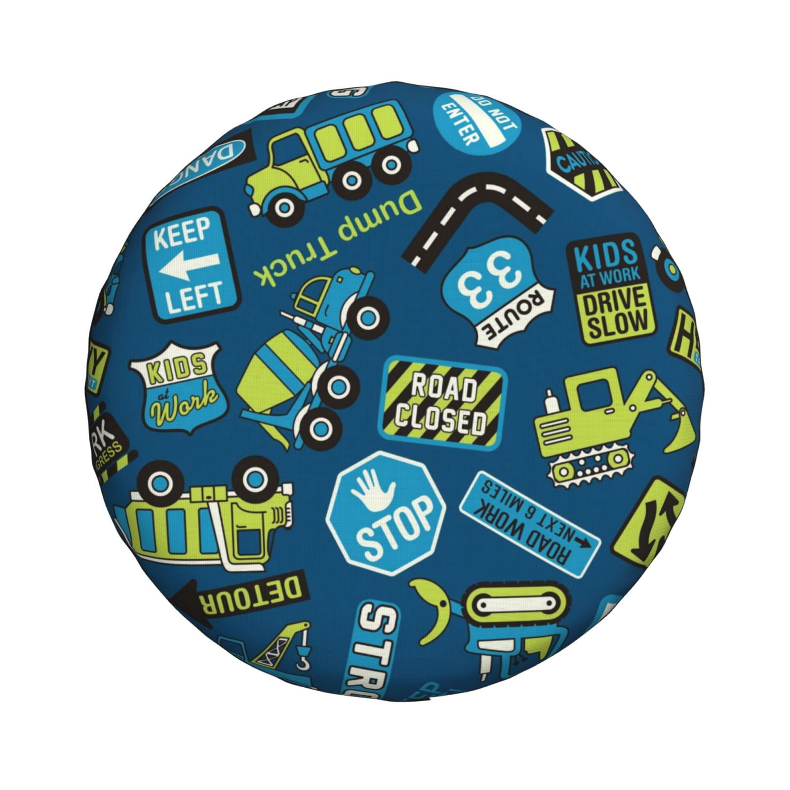 Daiia Machinery Road Construction Tire Covers , Travel Trailer Camper ...