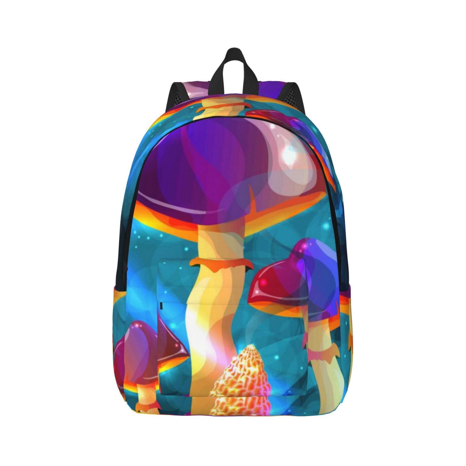 Daiia Magic Mushrooms ,Fireflies Vintage Canvas Backpack for Men and ...