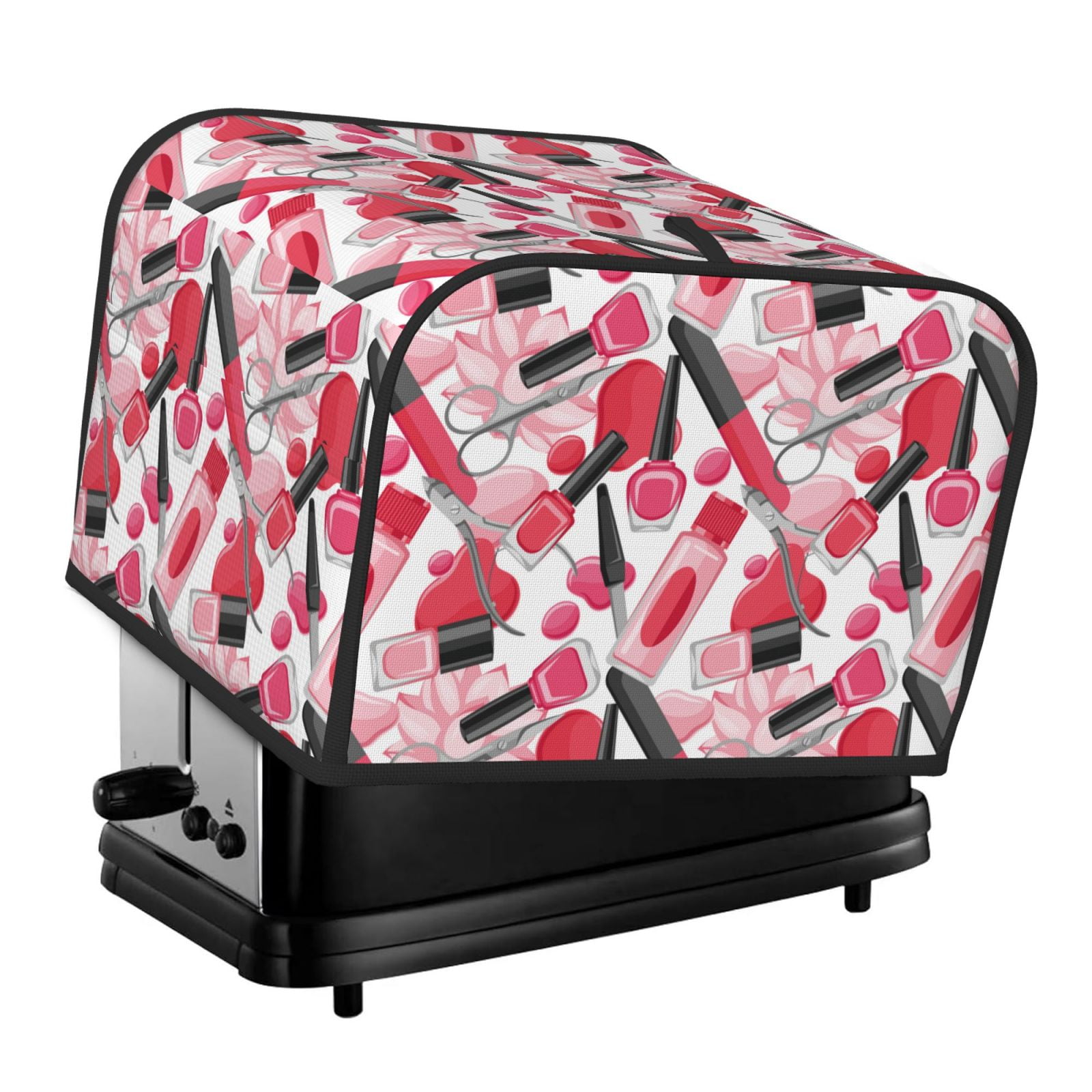 Daiia Makeup Pattern 4 slice Toaster Cover, Toaster Appliance Dust ...