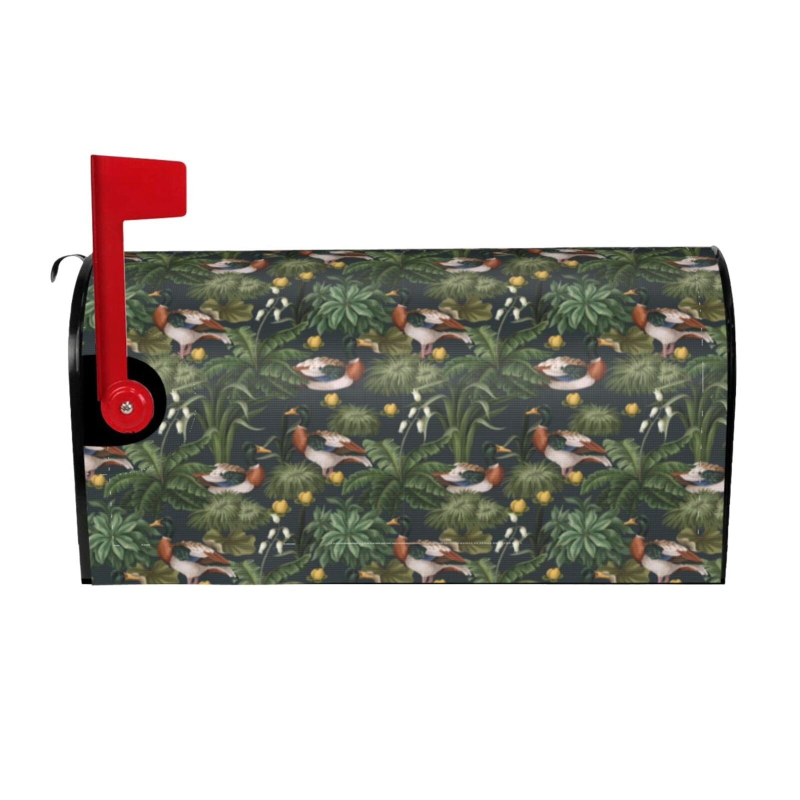 Daiia Mallard Ducks And Water Mailbox Cover , Magnetic Welcome Mailbox ...