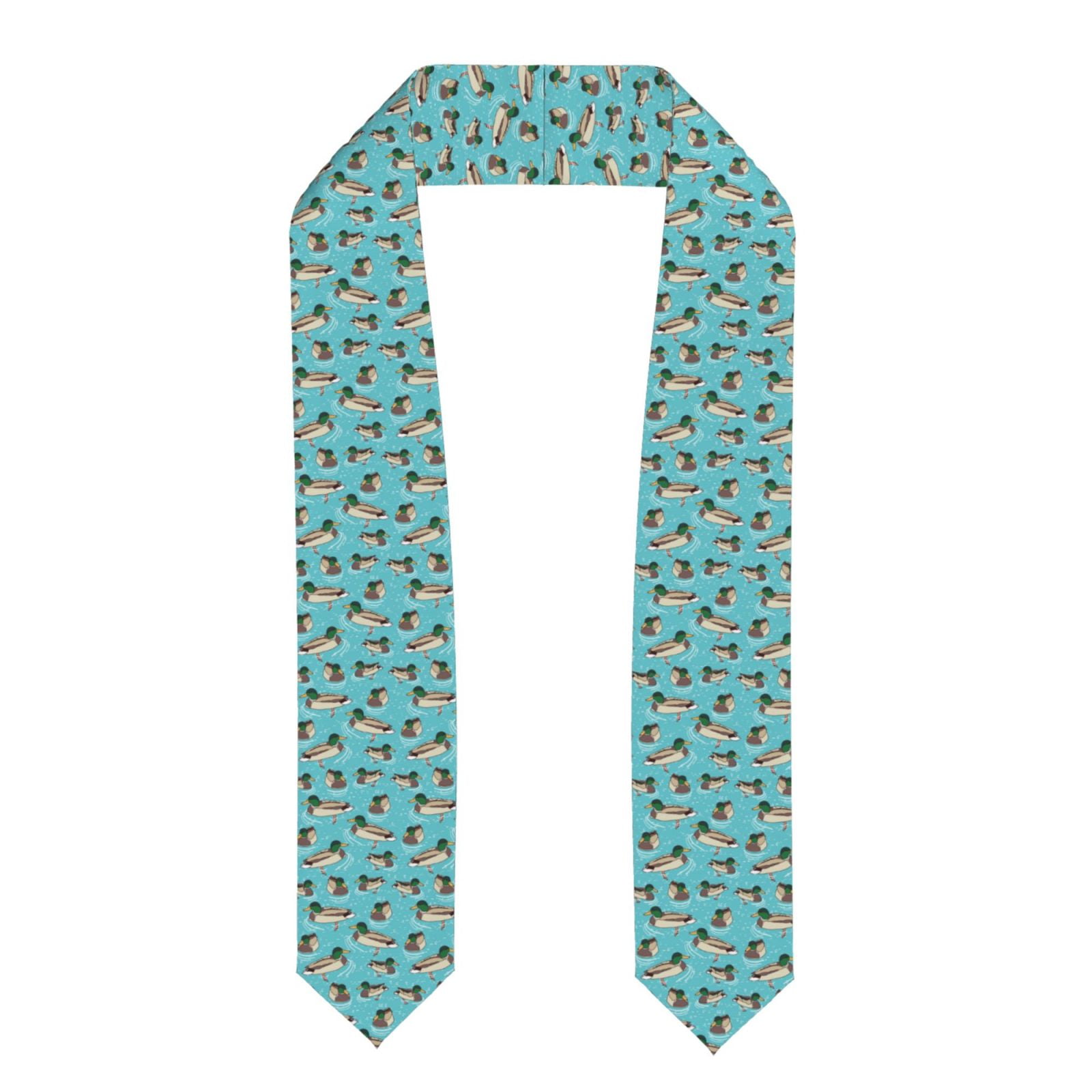 Daiia Mallard Ducks Swimming In The Lake Pattern Graduation Shawl Stole ...