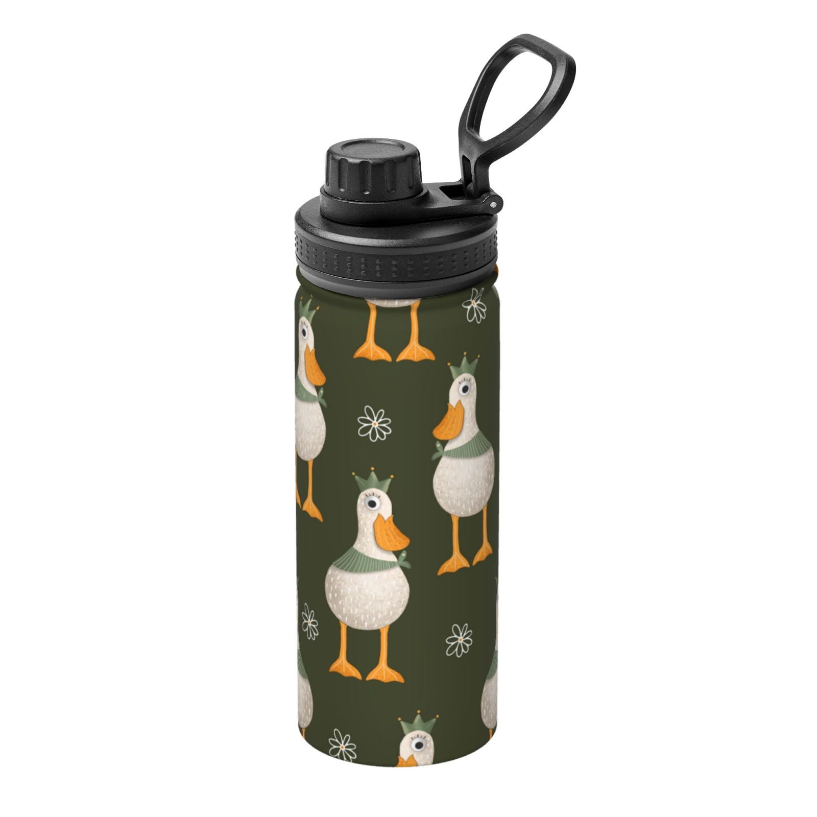Daiia Mallard Ducks Wild Birds Printed 18 OZ Sports Insulated Kettle ...