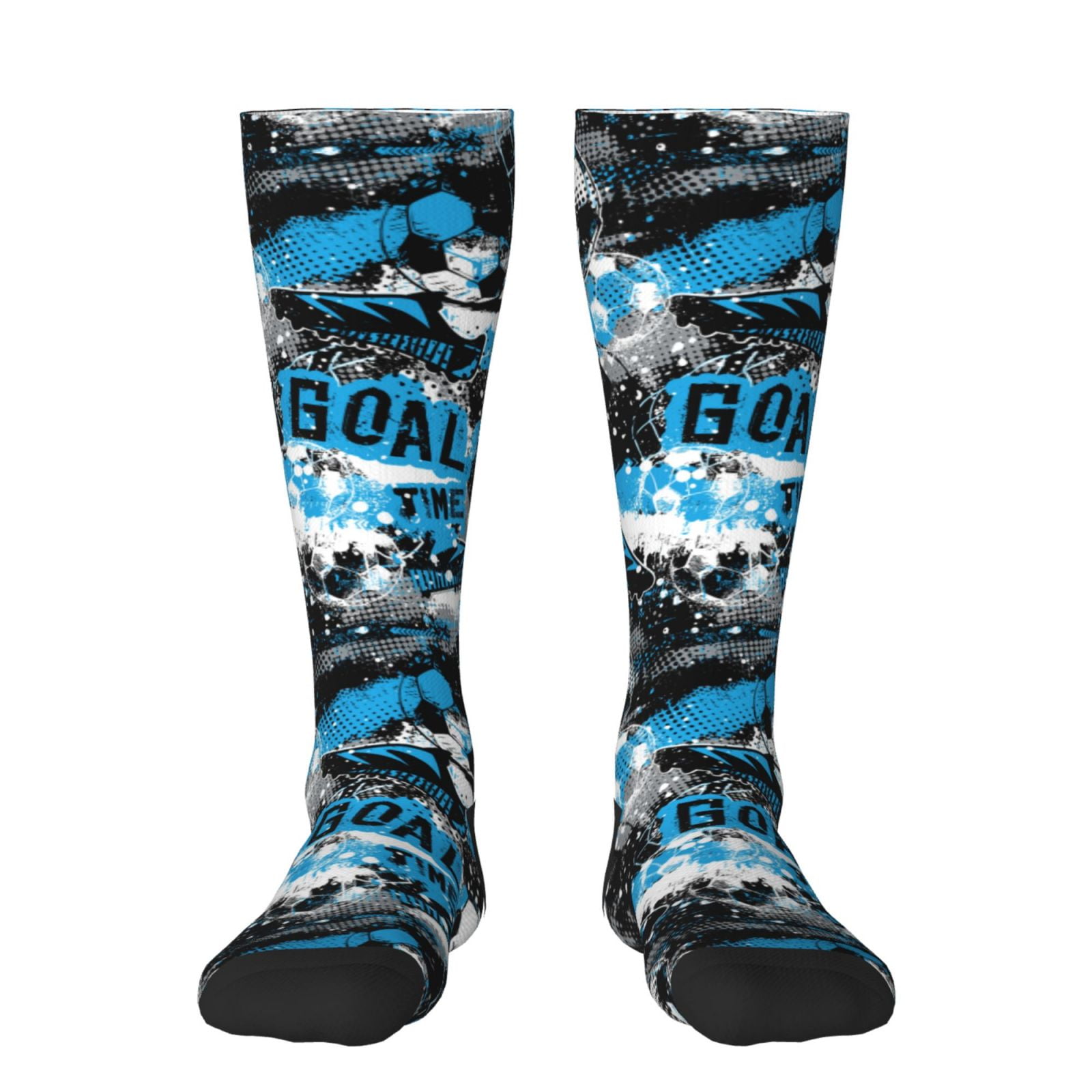 Daiia Mens Funny Crazy Socks Unisex Cool Funky 3d Printed Football Time ...