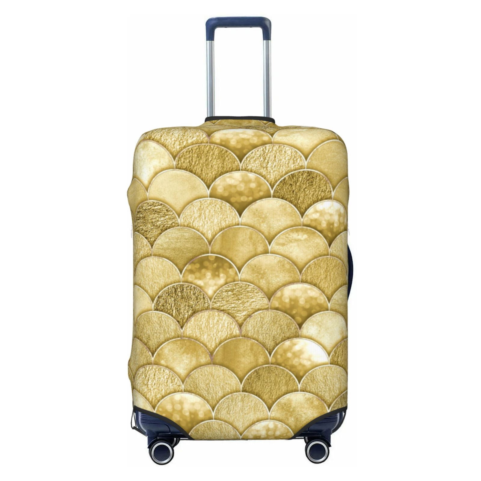 Daiia Mermaid Fish Scale Luggage Cover, Thickened Washable Travel ...