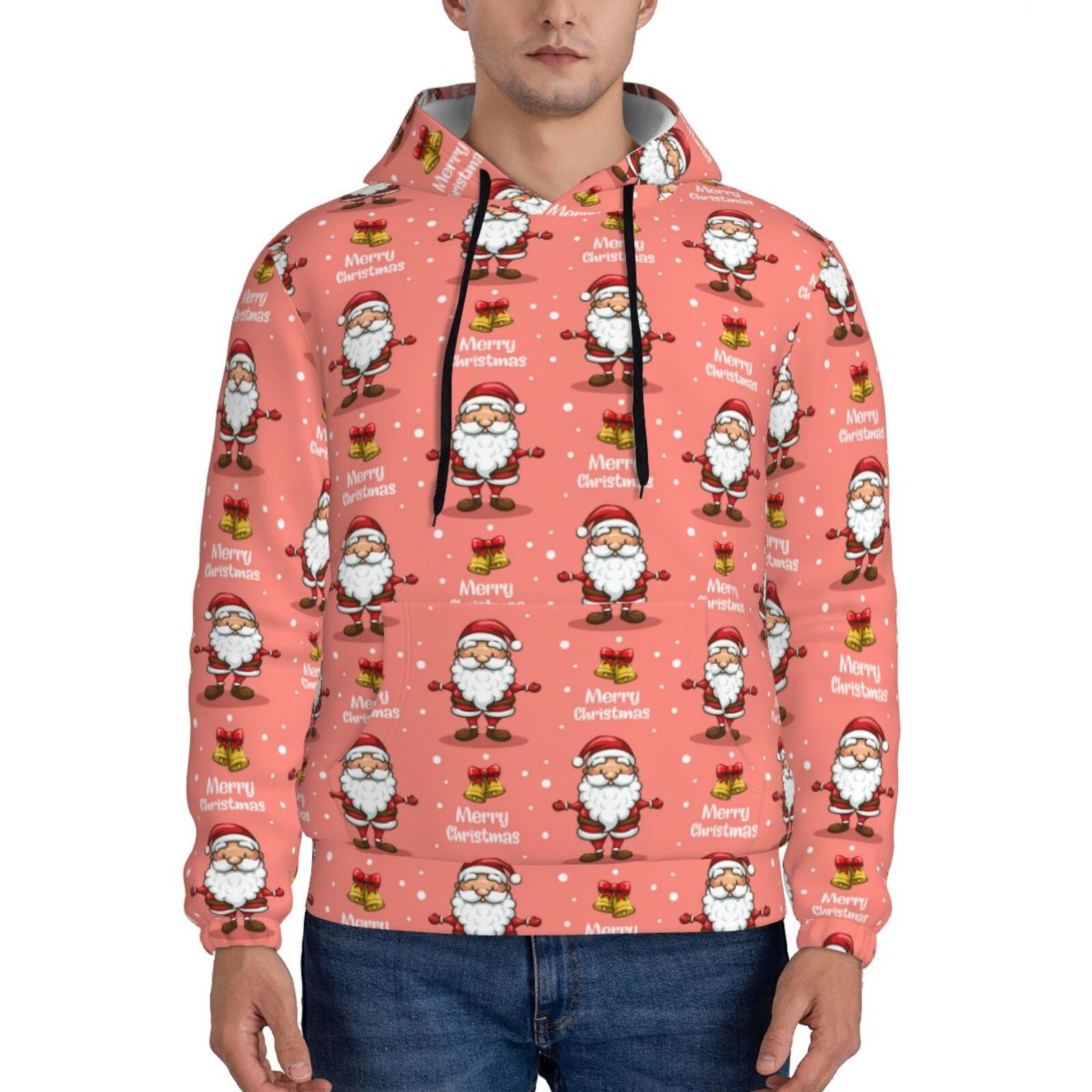 Daiia Merry Christmas Santa Claus for Men's Fashion Hoodies ...