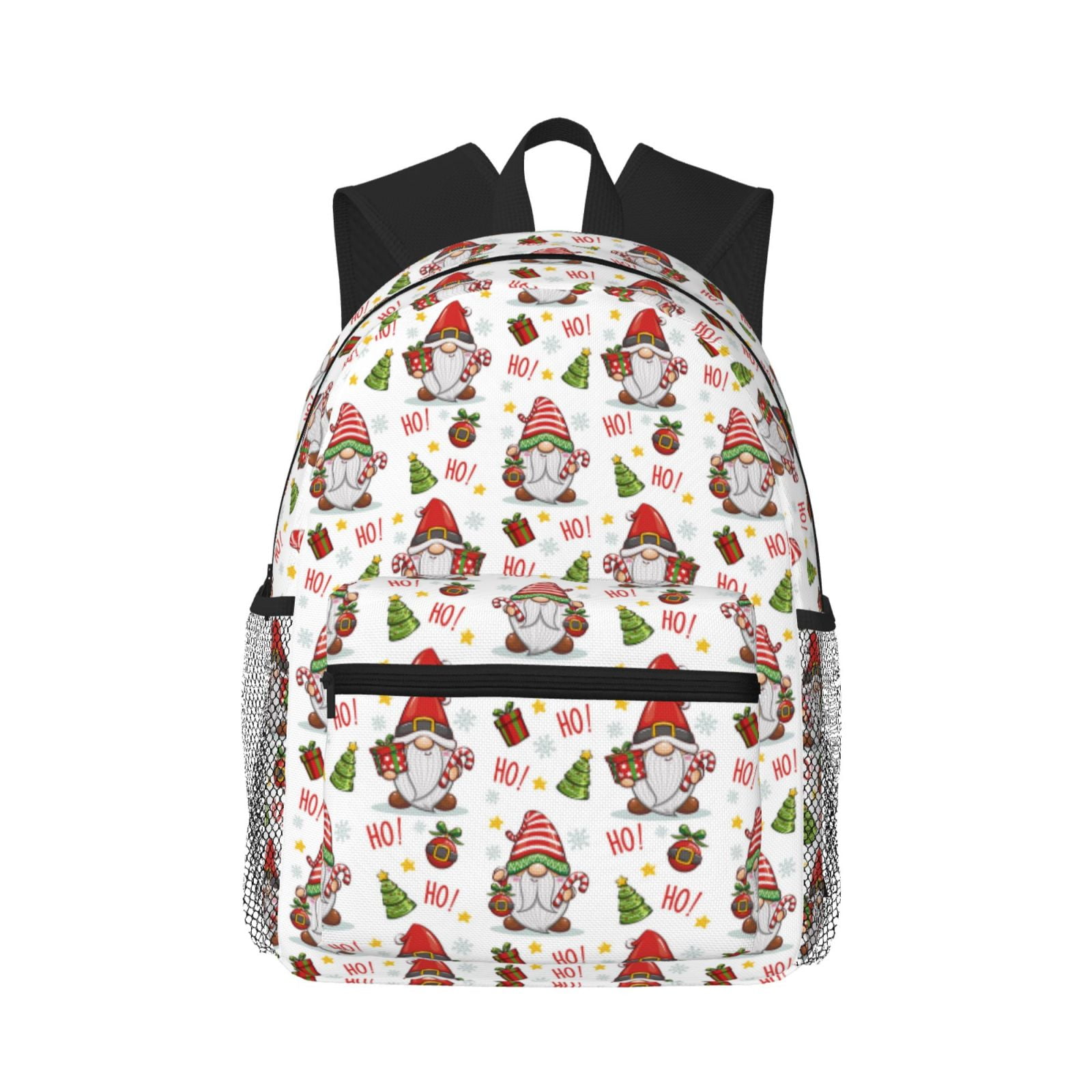 Daiia Merry Christmas Santa School Backpack for Men Women, Unisex Large ...