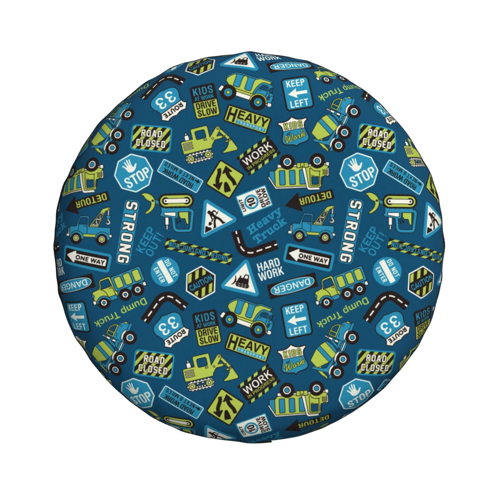 Daiia Modern Excavator Tire Covers , Travel Trailer Camper Truck SUV ...